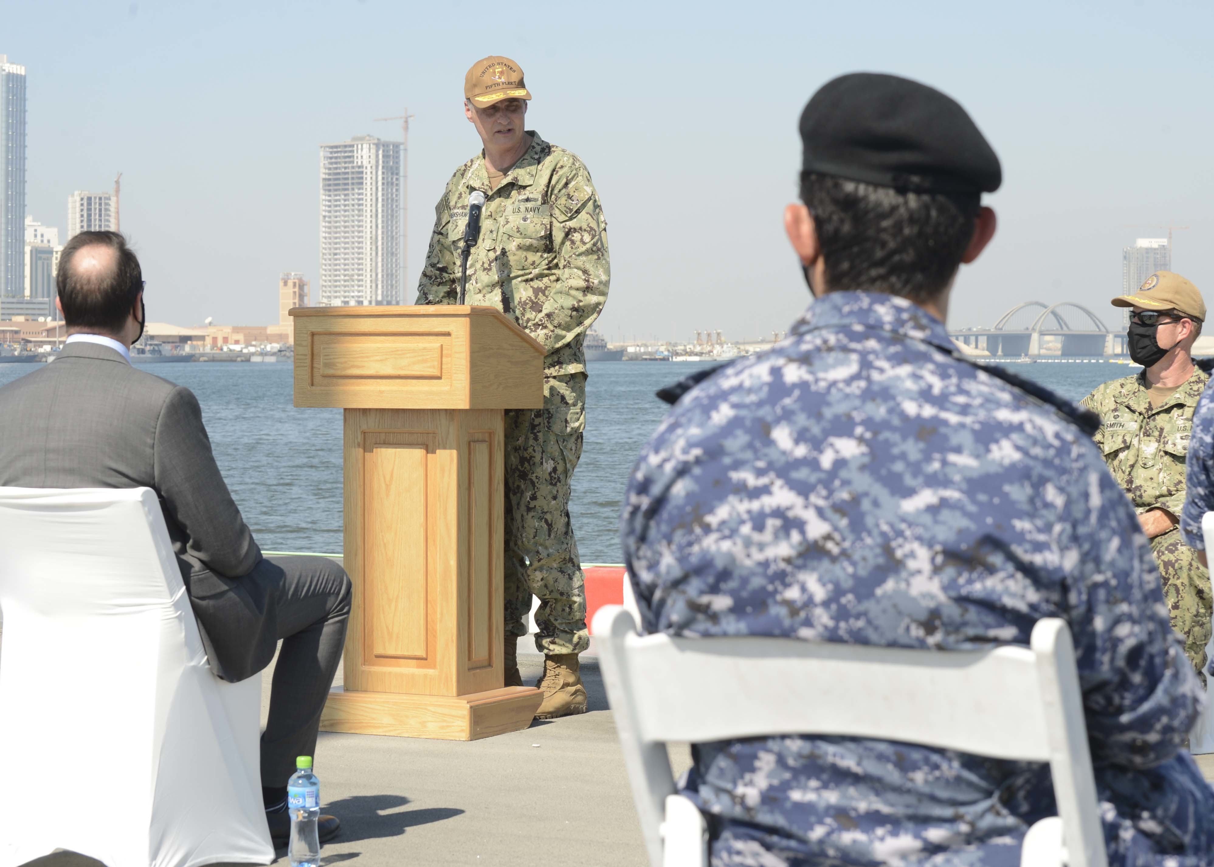NSA Bahrain Holds Ribbon Cutting Ceremony for Waterside Security ...