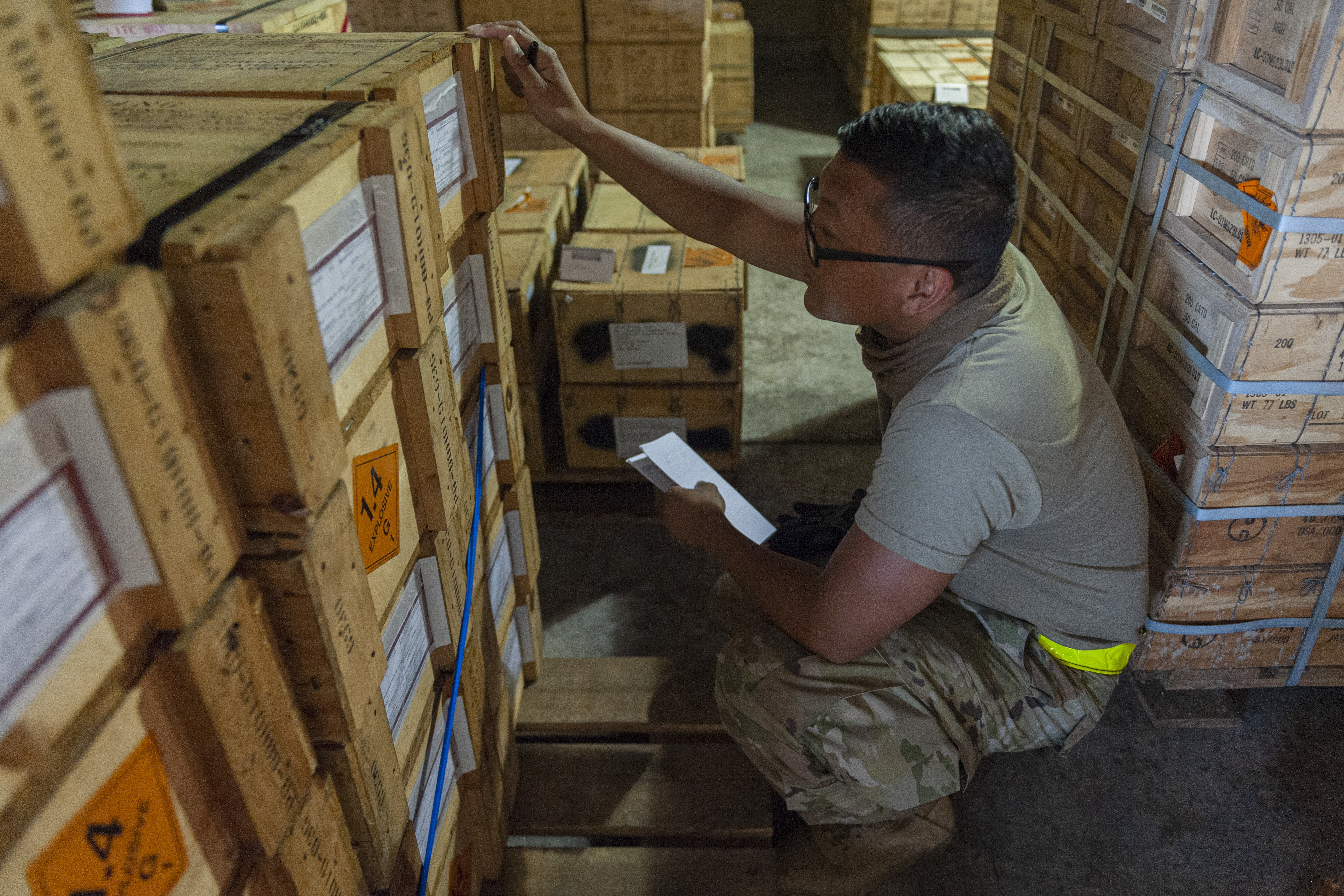 23d MXS takes semi-annual munitions inventory > Moody Air Force Base ...