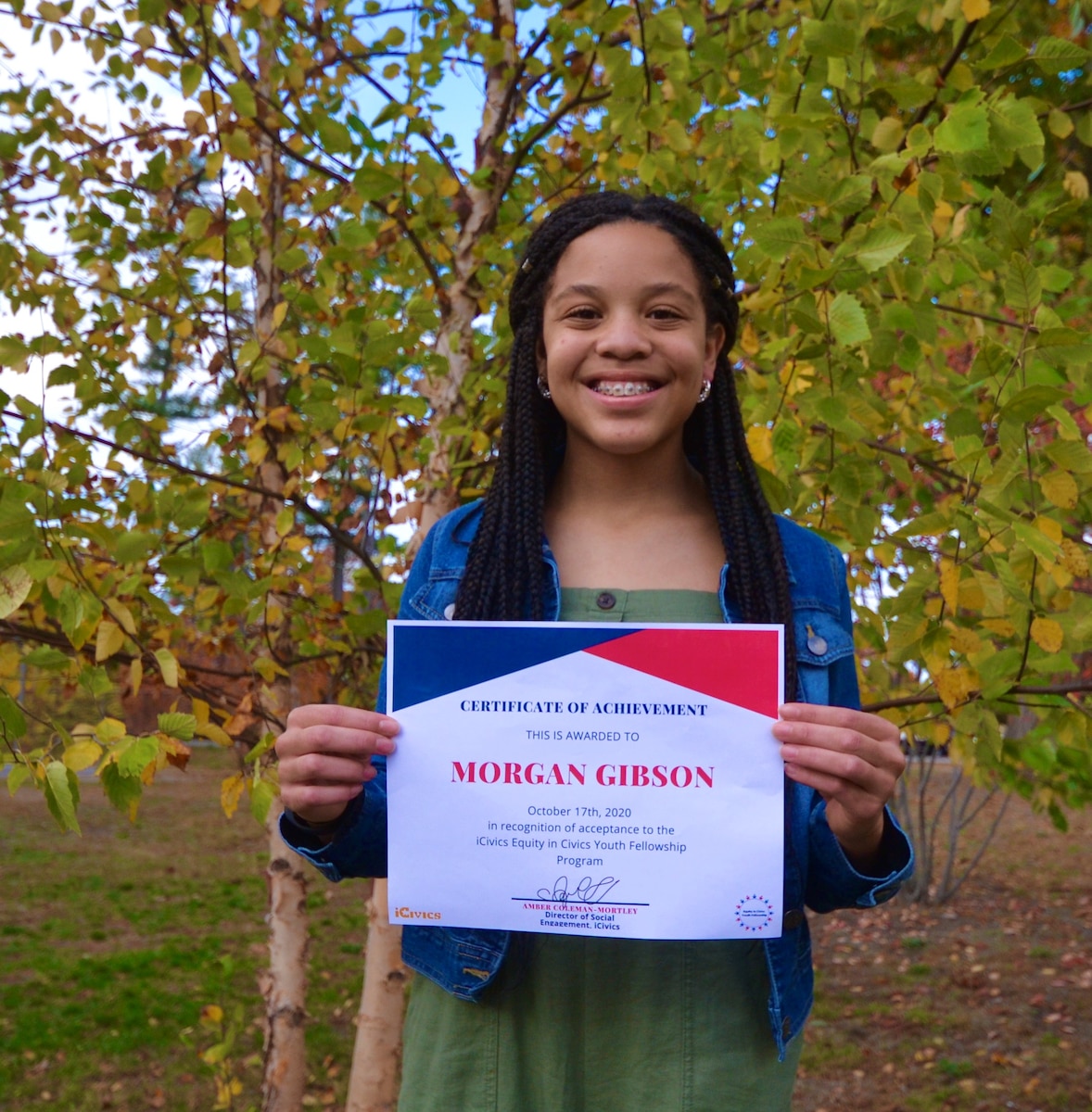 Hanscom student accepted to national equity, civics program > Hanscom ...