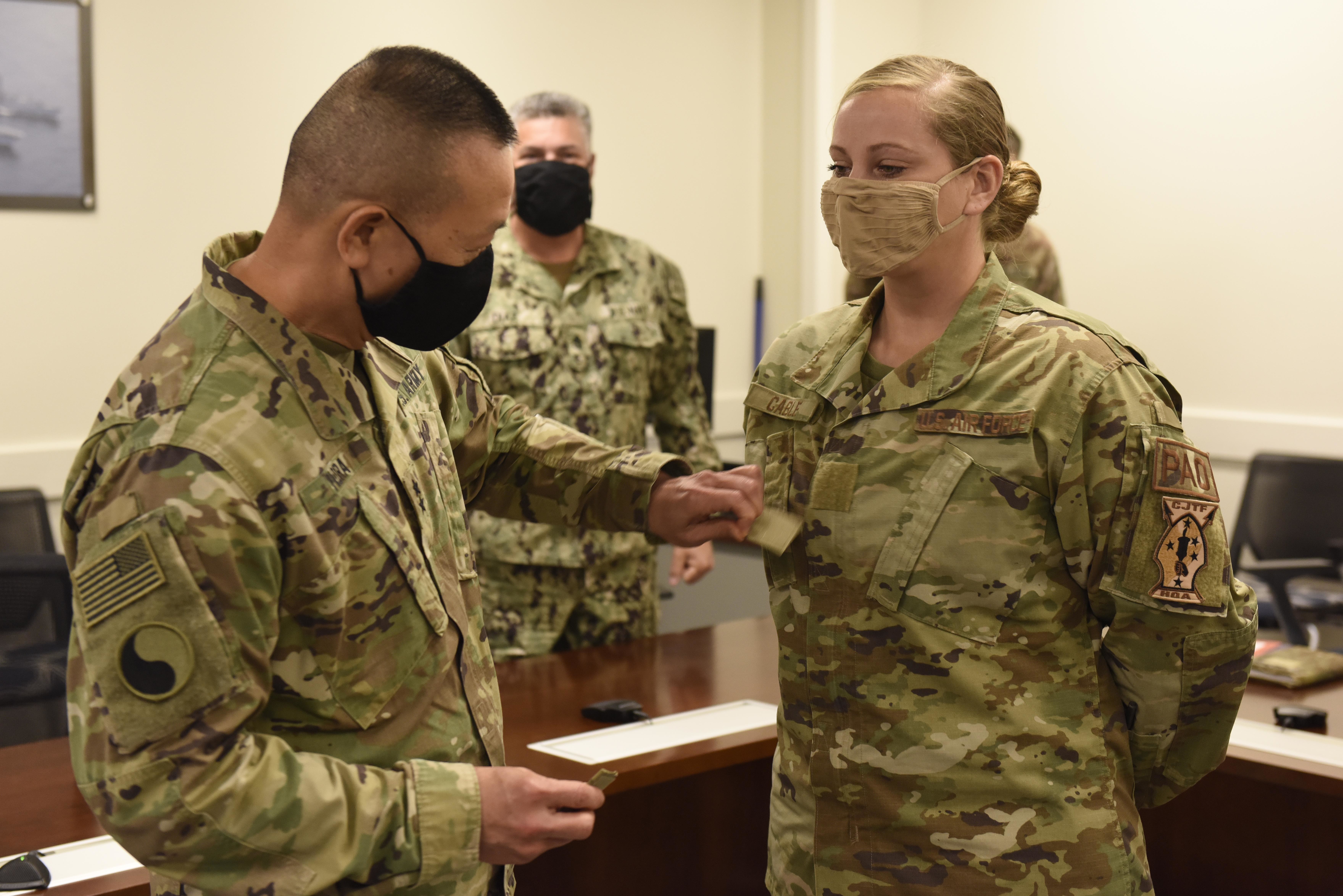 Deployed Airman takes next STEP in career > Air Mobility Command ...