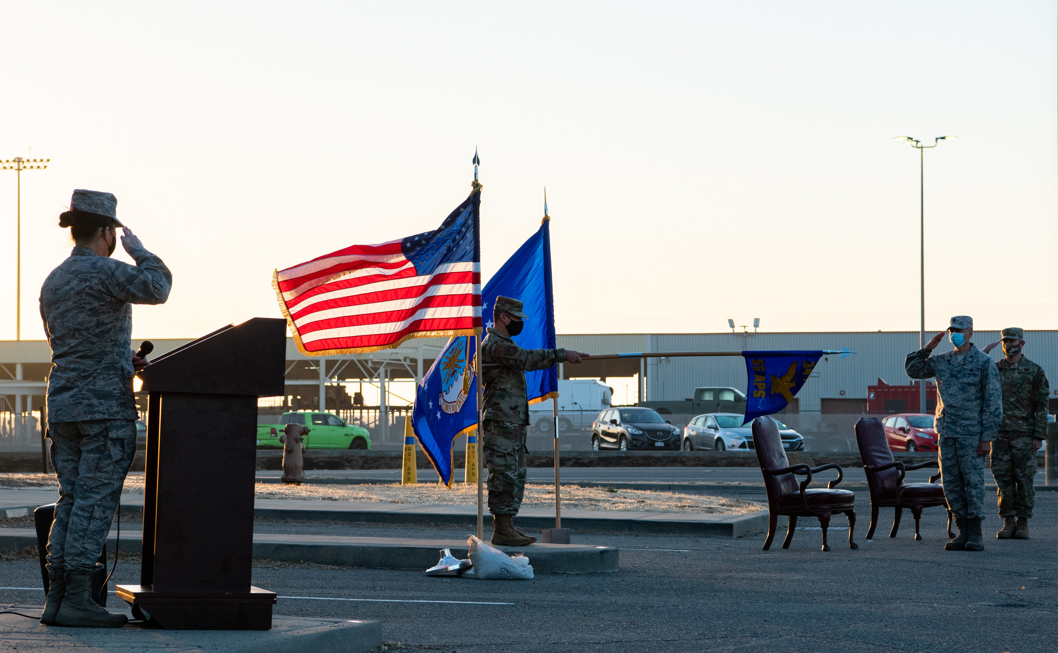 55th APS Assumption of Command ceremony > Nellis Air Force Base > News