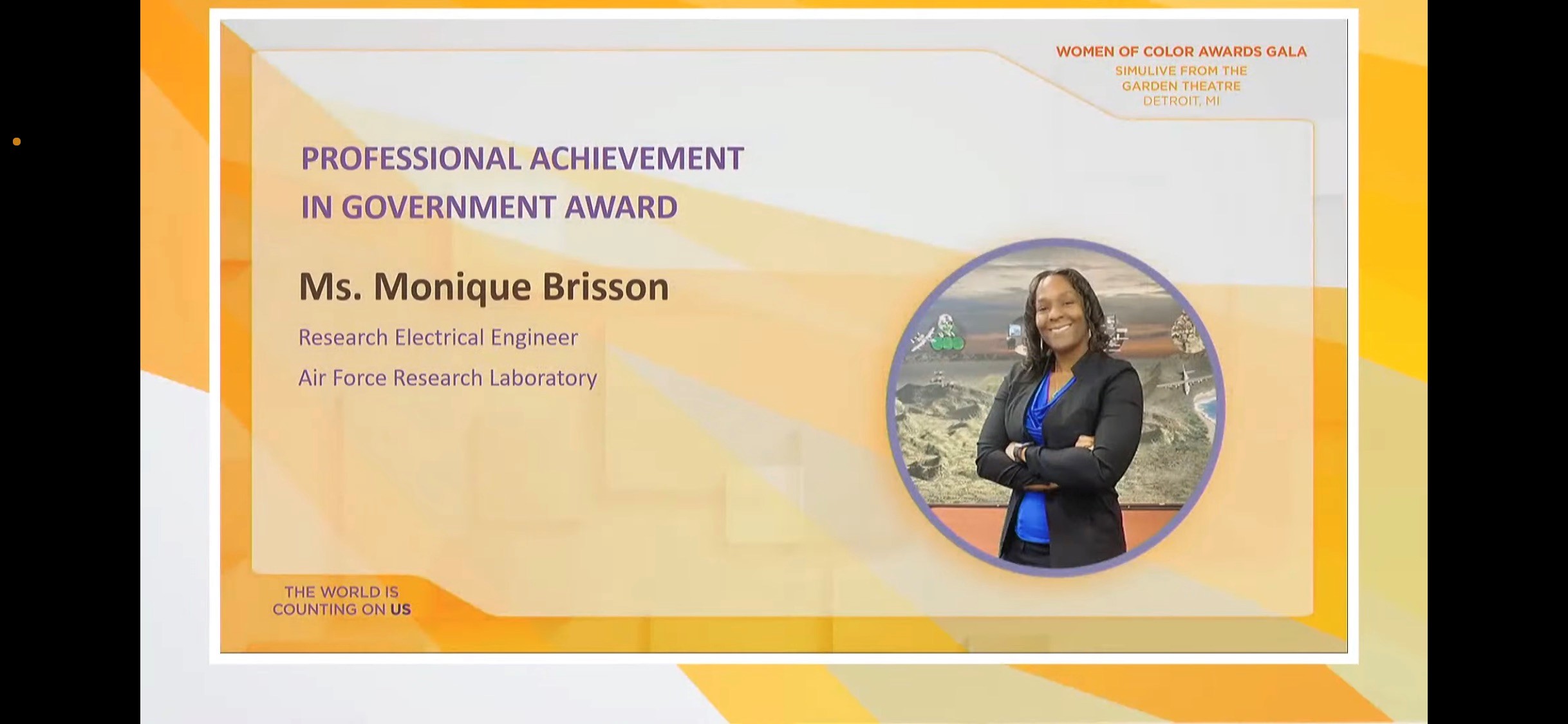 AFLCMC engineer wins Women of Color STEM Honor > Edwards Air Force Base ...