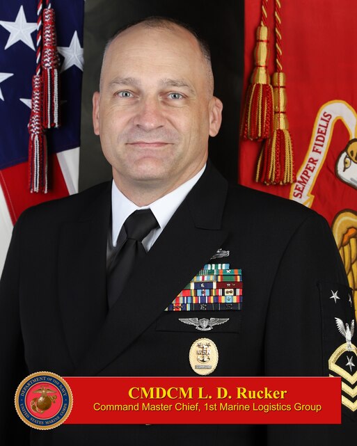 CMDCM L.D. Rucker > 1st Marine Logistics Group > Leaders
