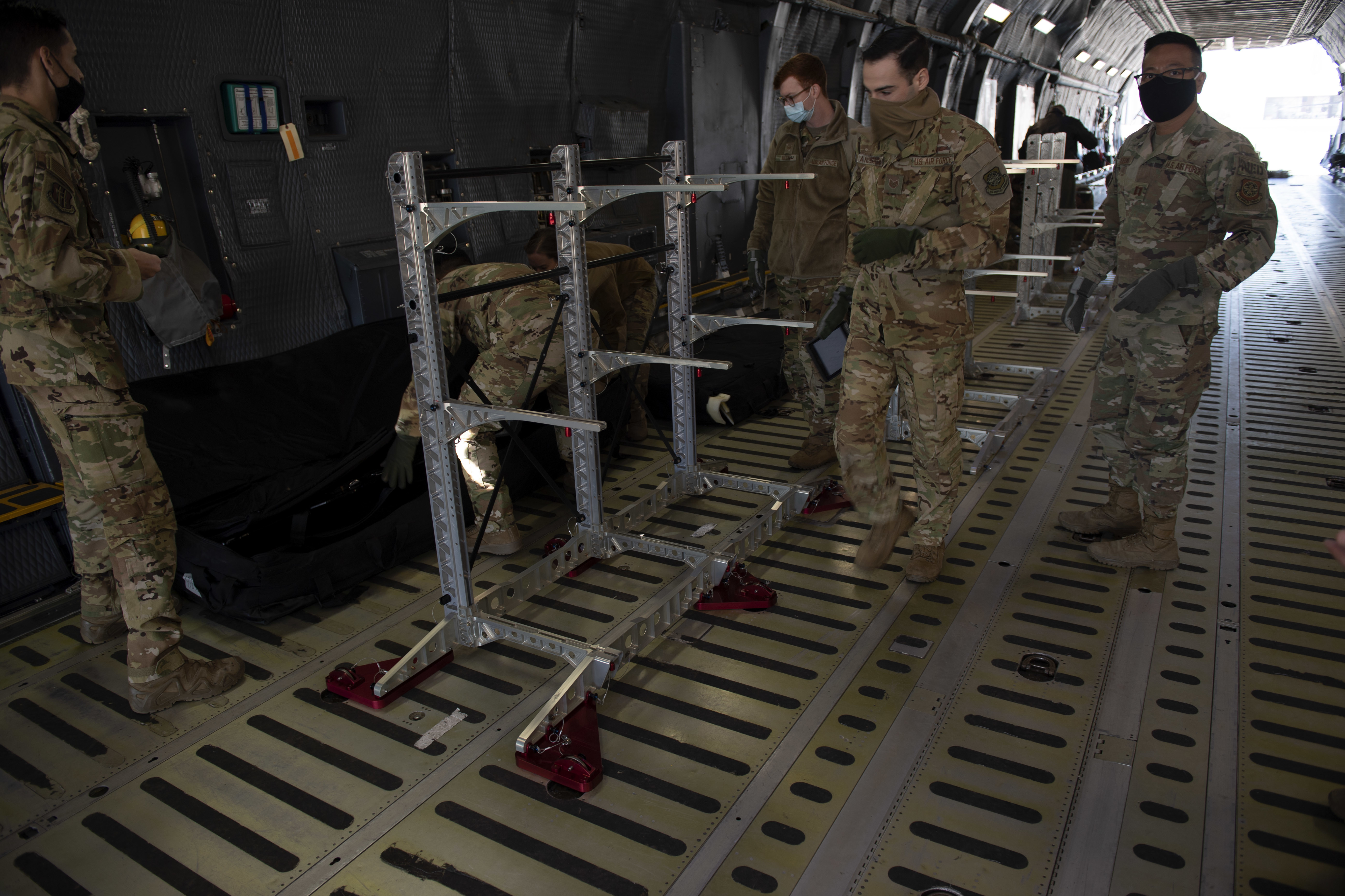 60th AES train on C-5M Super Galaxy > Travis Air Force Base > Display