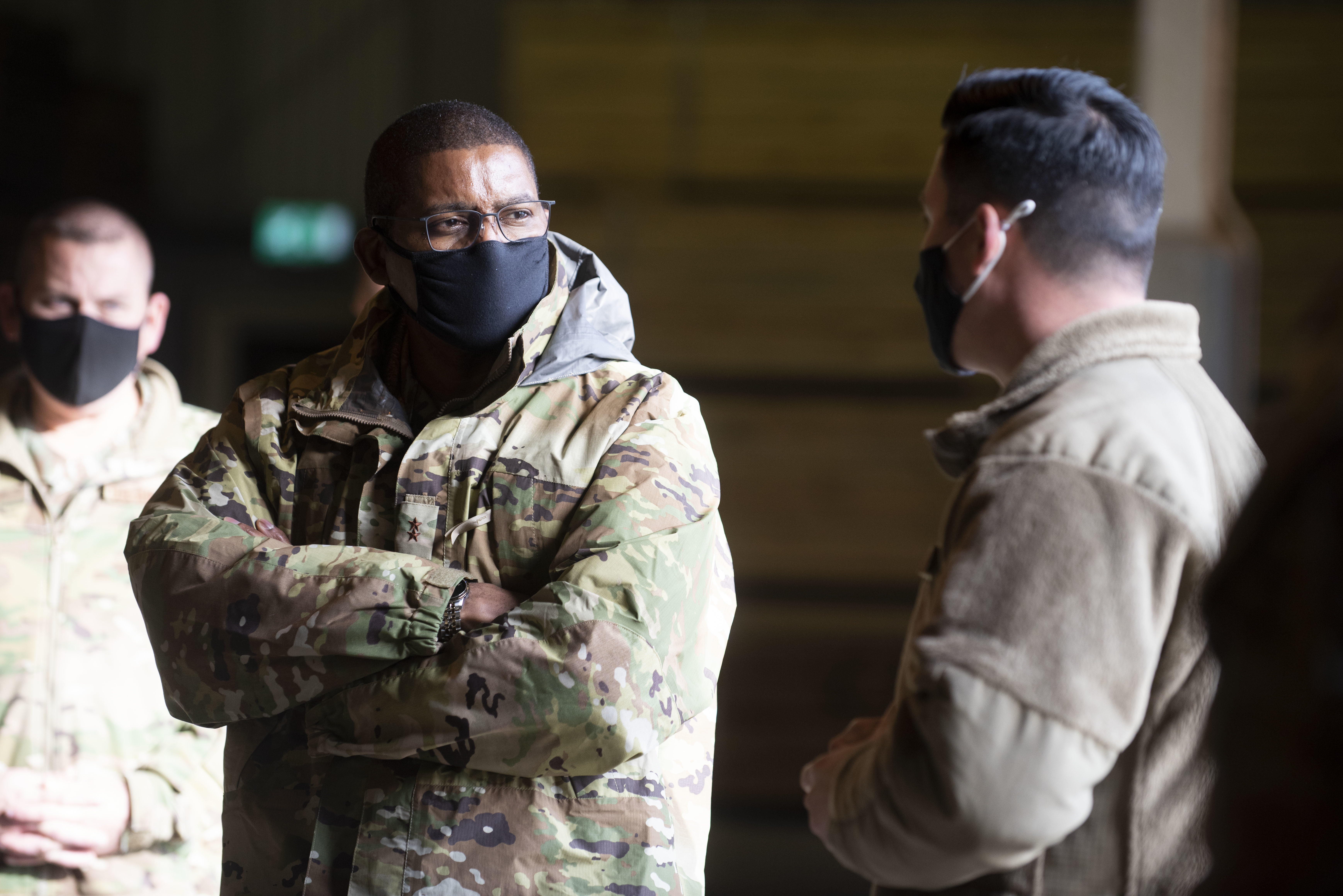 Third Air Force command team visits 501st CSW