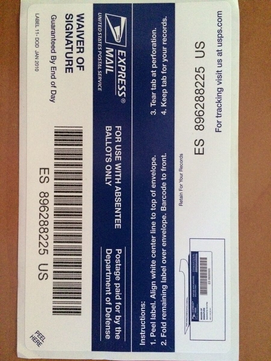 usps envelope express