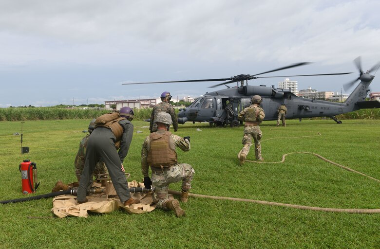 Air Force, Marines perform joint FARP training > Kadena Air Base ...