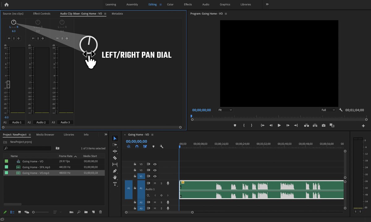 How To Adjust Audio Gain In Adobe Premiere DINFOS Pavilion How To