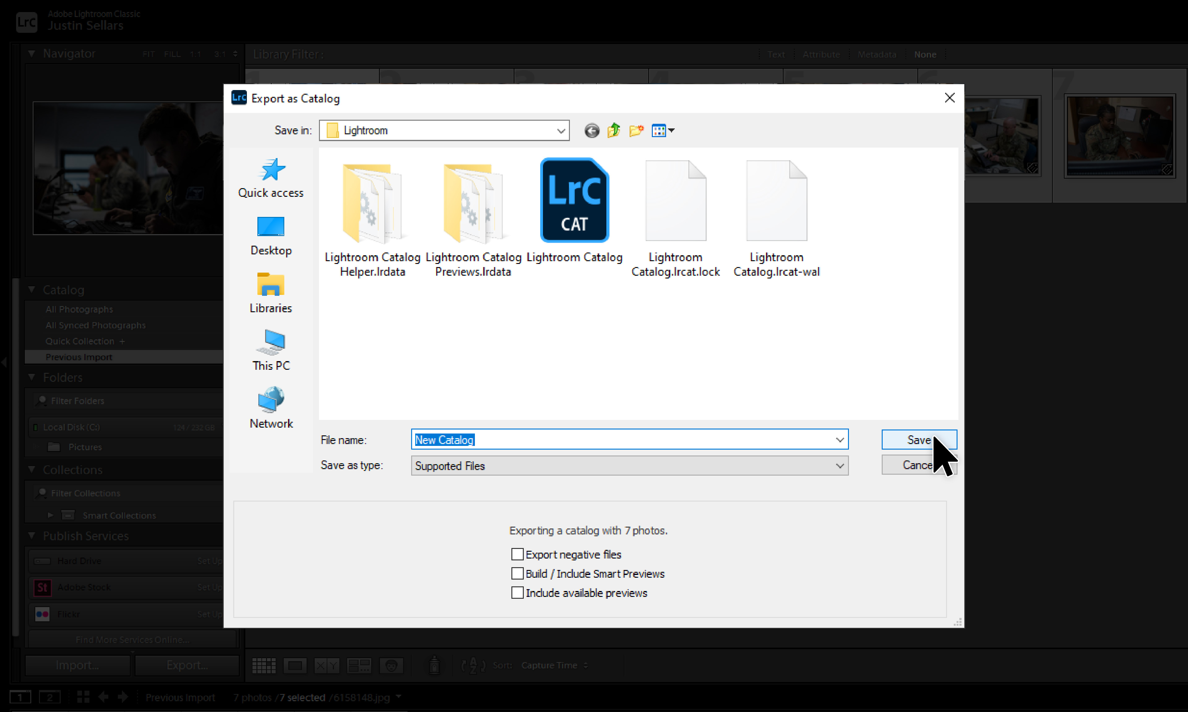 How to Copy an Exported Catalog to a Disc in Adobe Lightroom > DINFOS ...