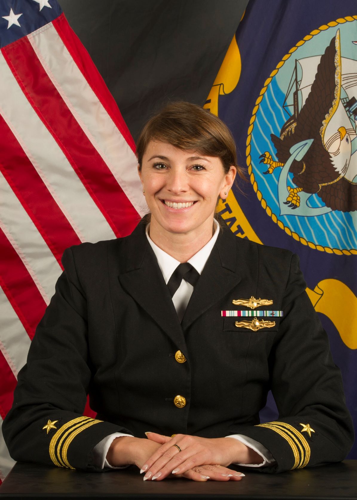 Official Portrait of Lt. Cmdr. Cayanne McFarlane