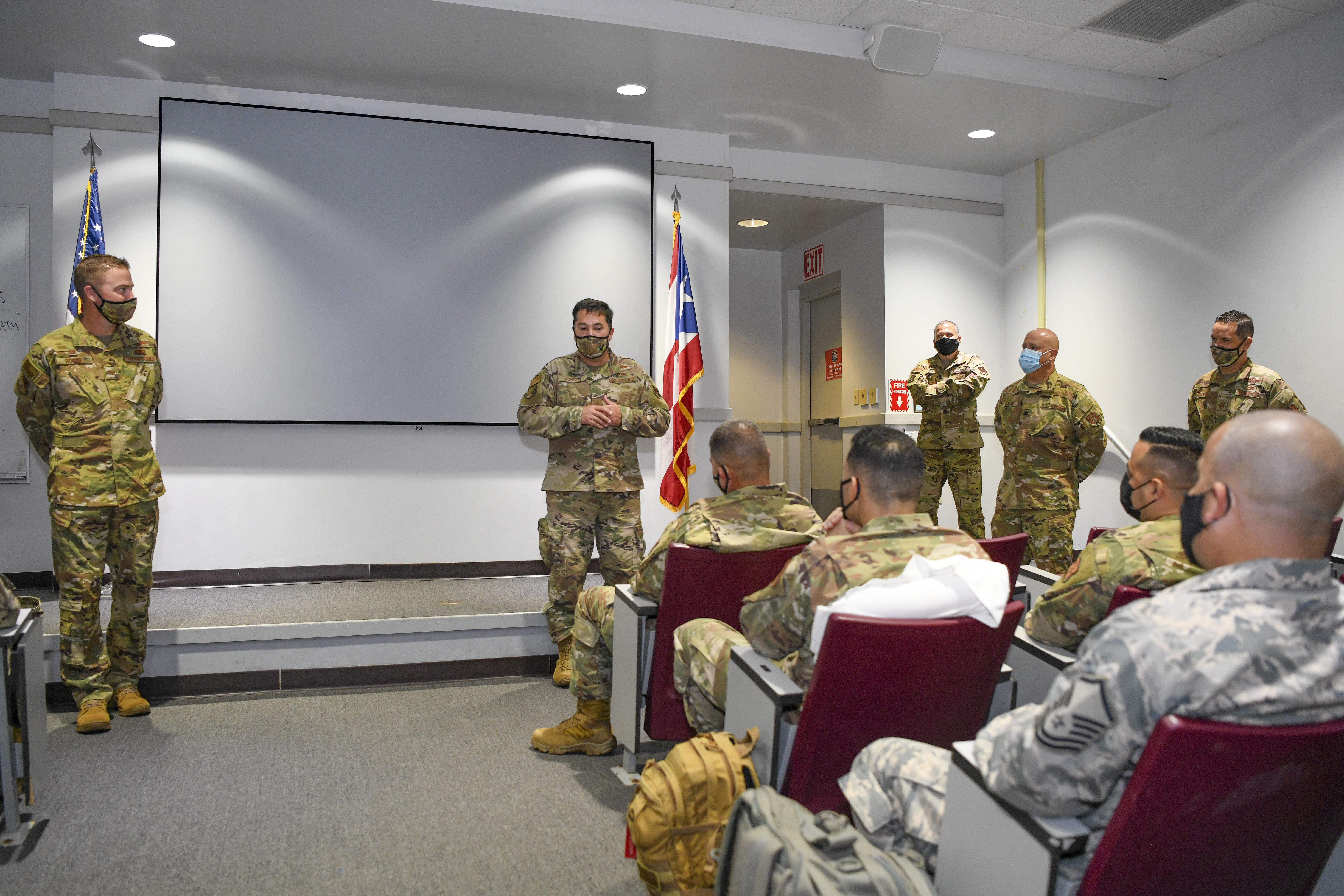 156th Contingency Response Group Airmen depart Muñiz for training ...