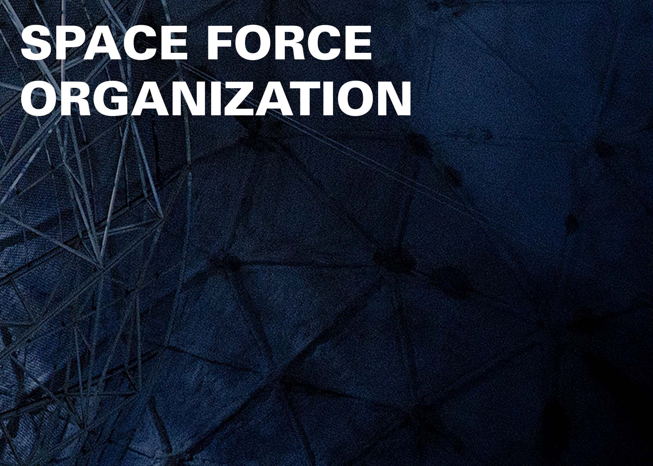 Space Force Organization