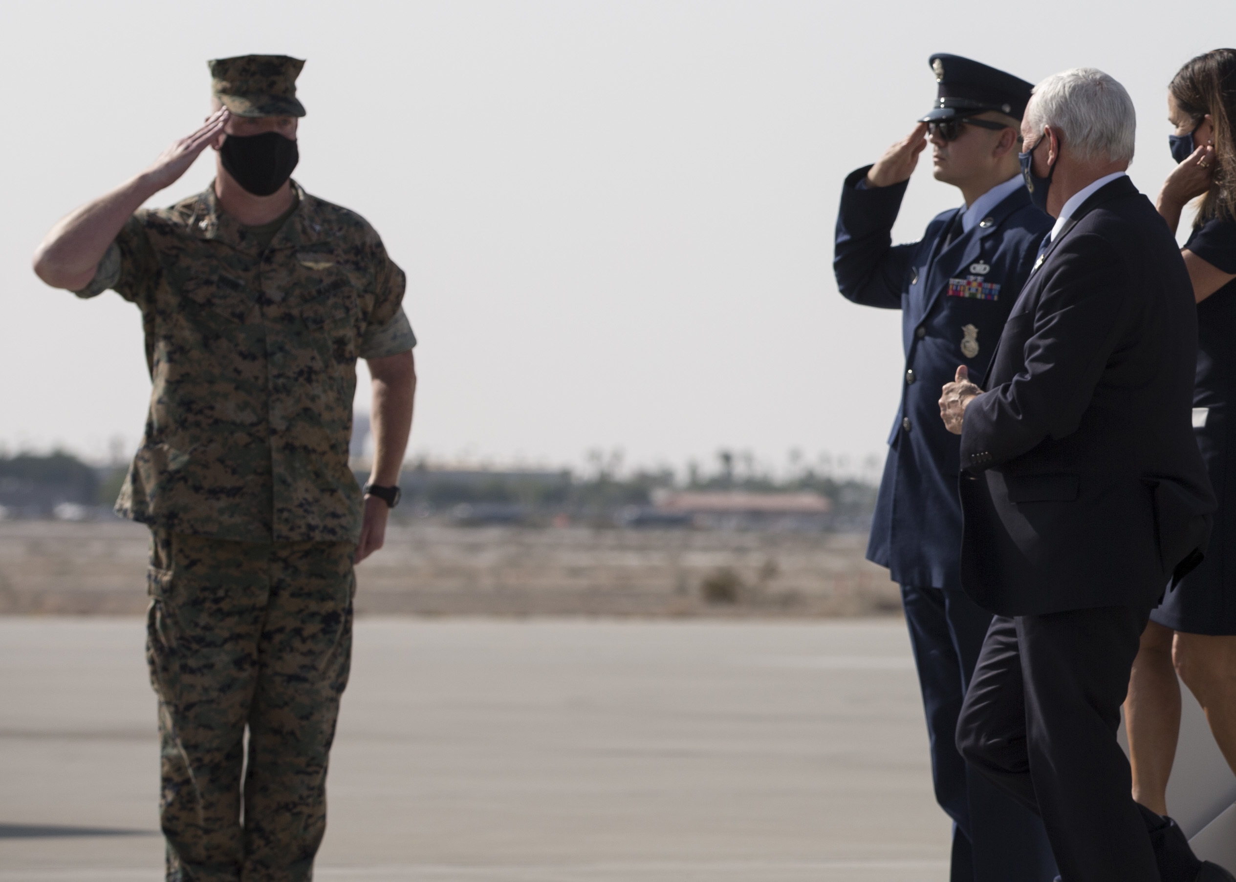 The Vice President arrives at MCAS Yuma > Marine Corps Air Station Yuma ...