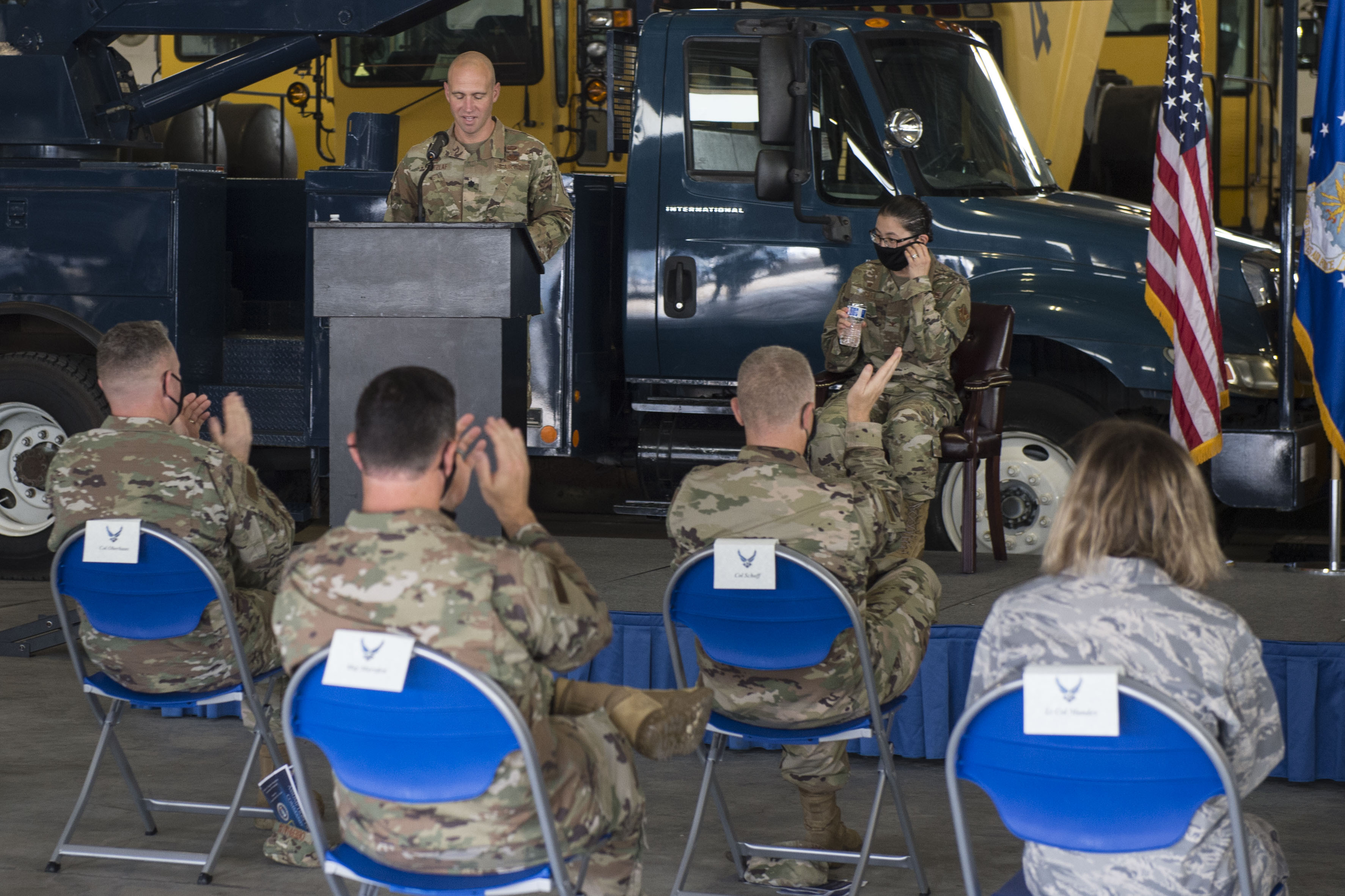 316th CES receives new commander > Nellis Air Force Base > News