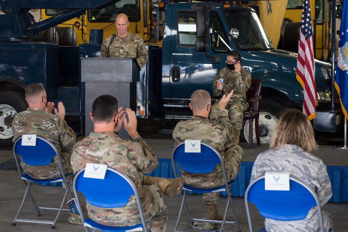 316th CES receives new commander > Nellis Air Force Base > News