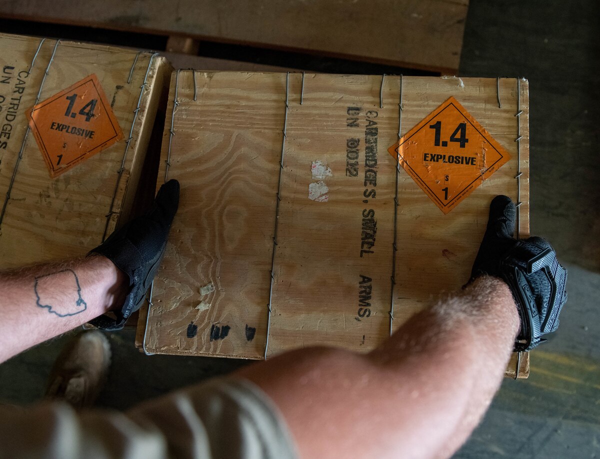 56th EMS utilizes new system for 100% munition inventory count > Air ...