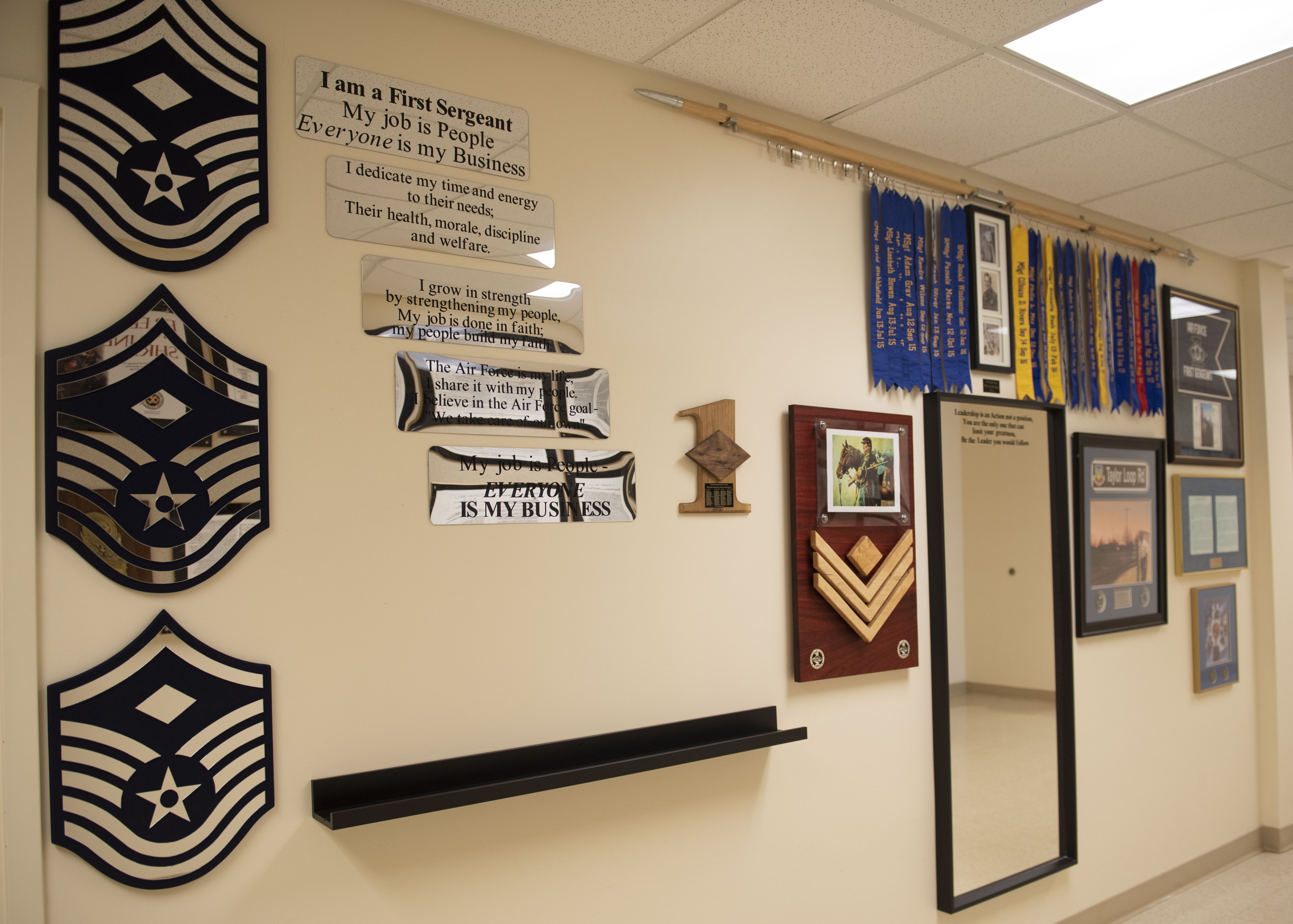 First Sergeant Council honors past, present peers with wall dedication ...