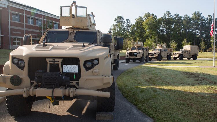 Leaders with MARFORCOM, SSP visit MCSFR for a JLTV Demonstration ...