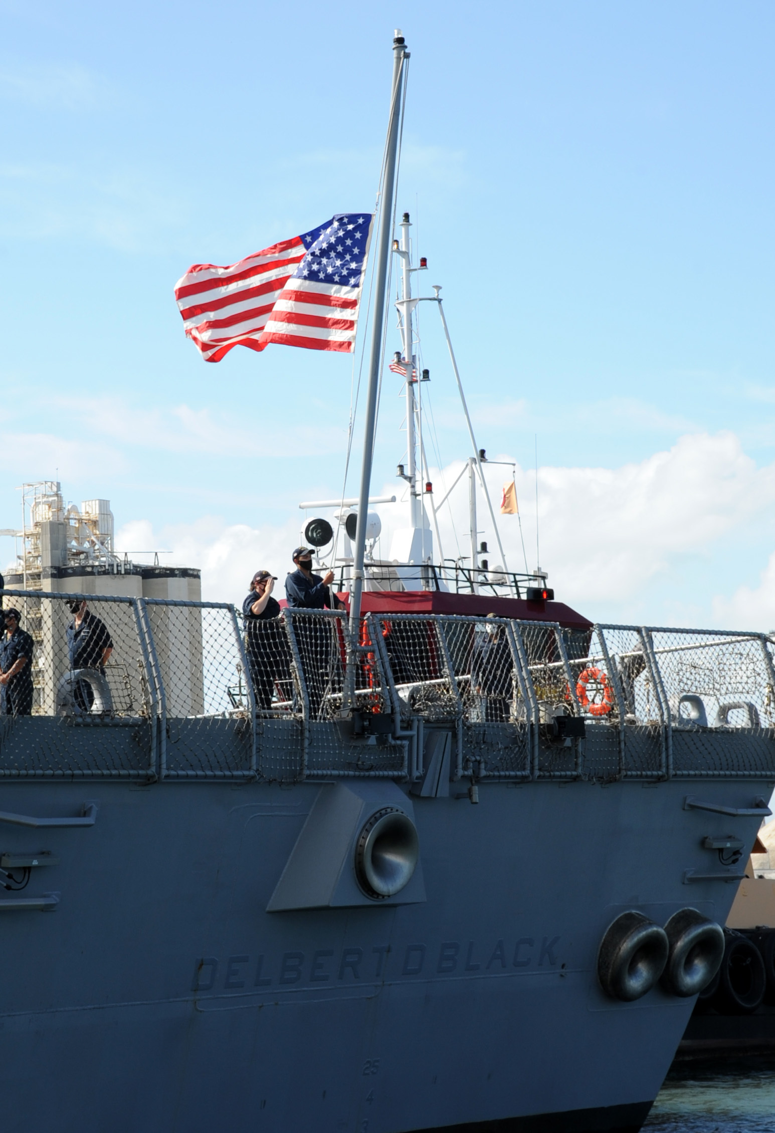 U.S. Navy Guided Missile Destroyer USS Delbert D. Black Joins the Fleet ...