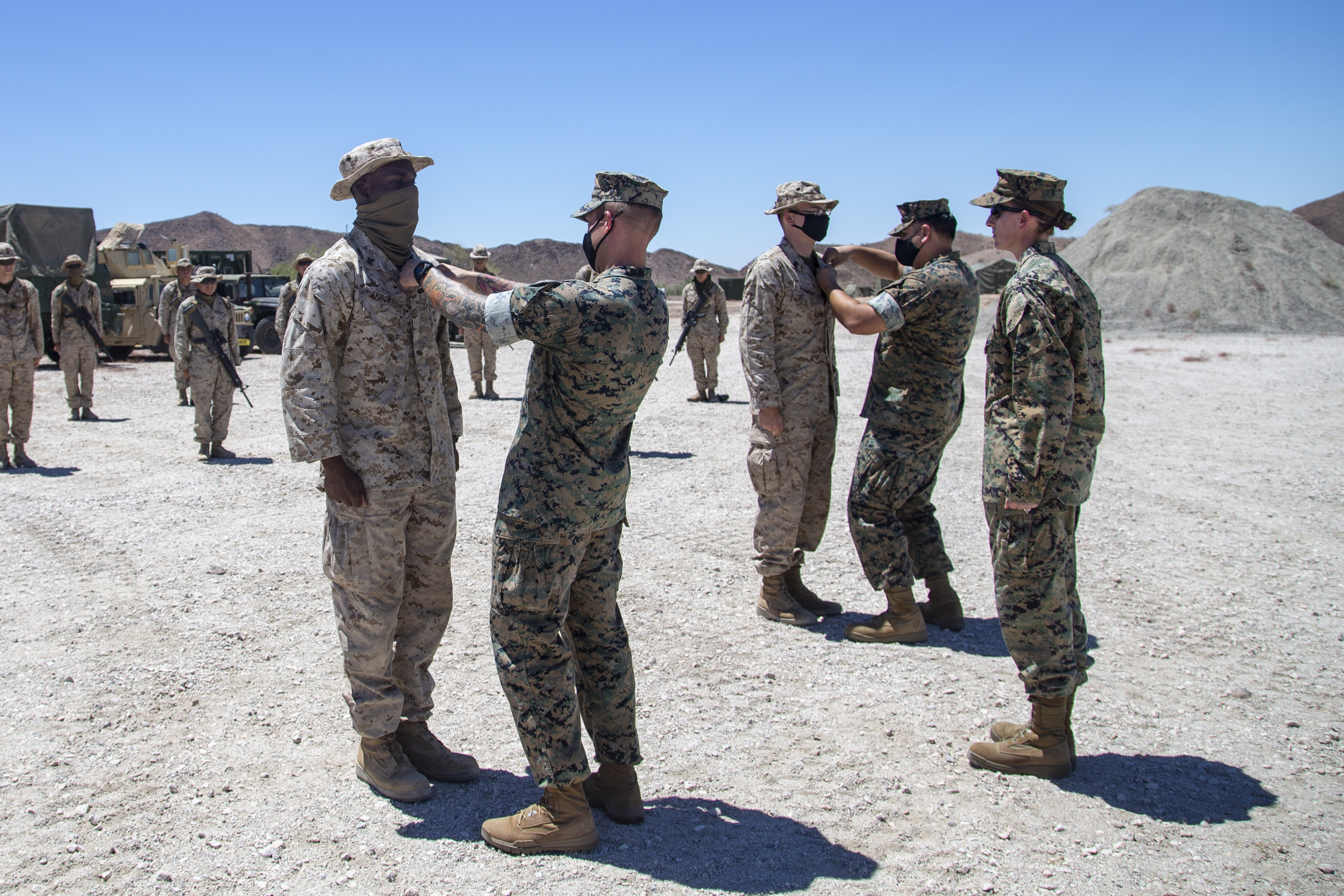 Navy Corpsmen Awarded FMF > Marine Corps Air Station Yuma > Article