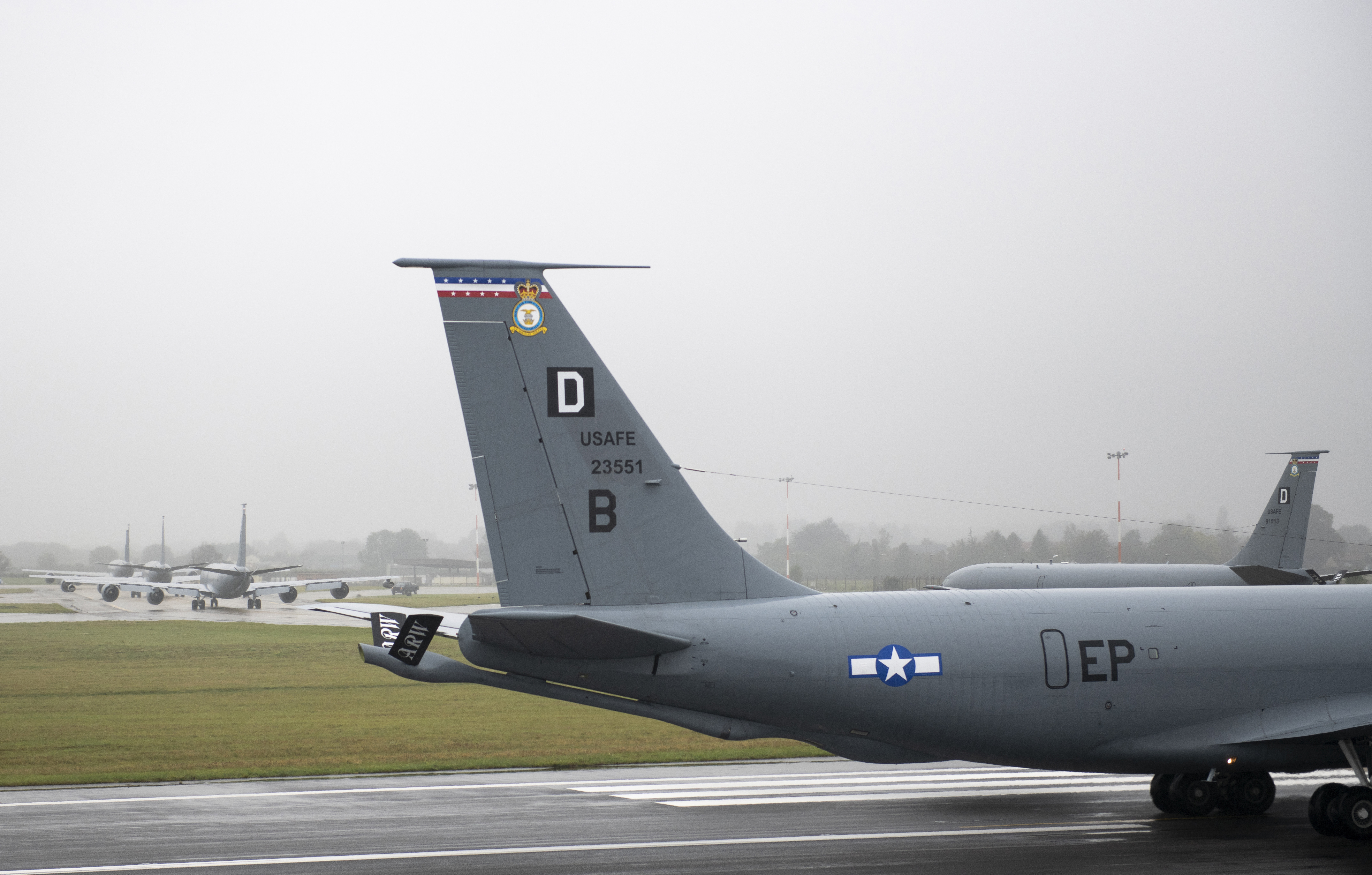 100th ARW KC-135s conduct elephant walk during Exercise Wolff Pack ...