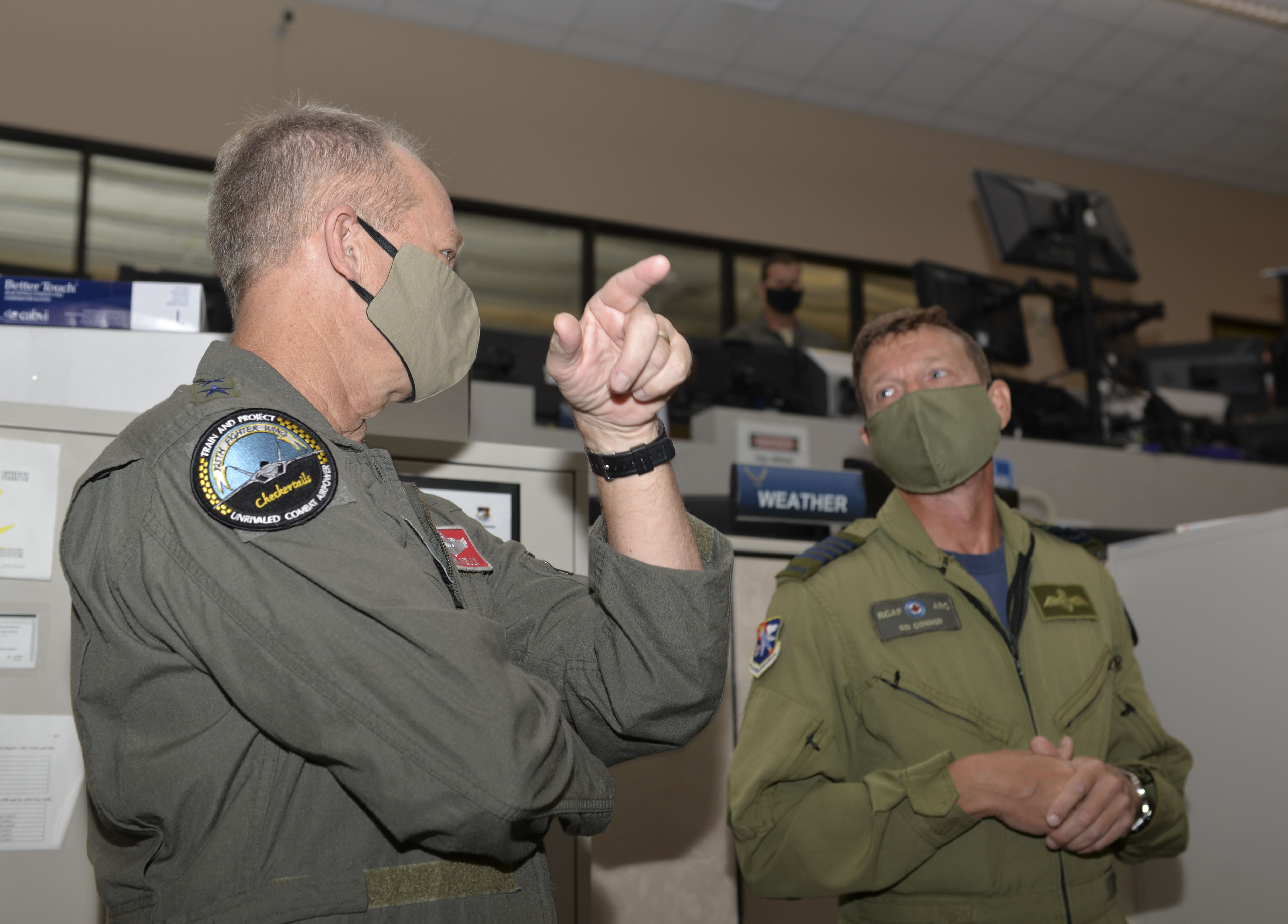 Commander of Air Combat Command visits the 601st Air Operations Center ...
