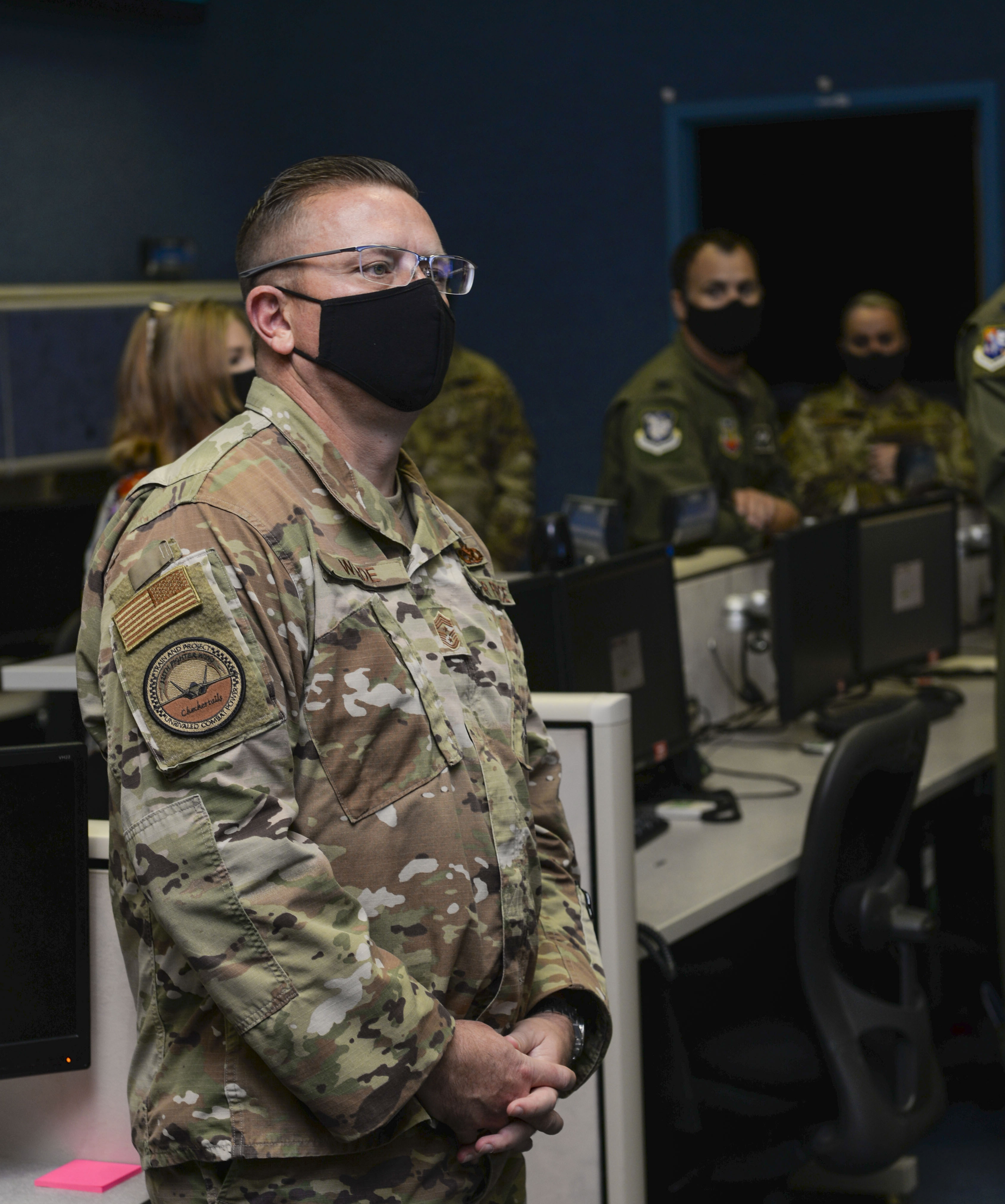Commander of Air Combat Command visits the 601st Air Operations Center ...