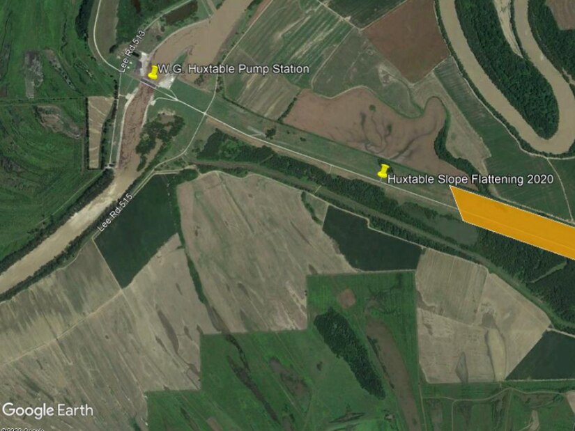 System 12 Slope Flattening Project contract awarded > U.S. Army Corps ...