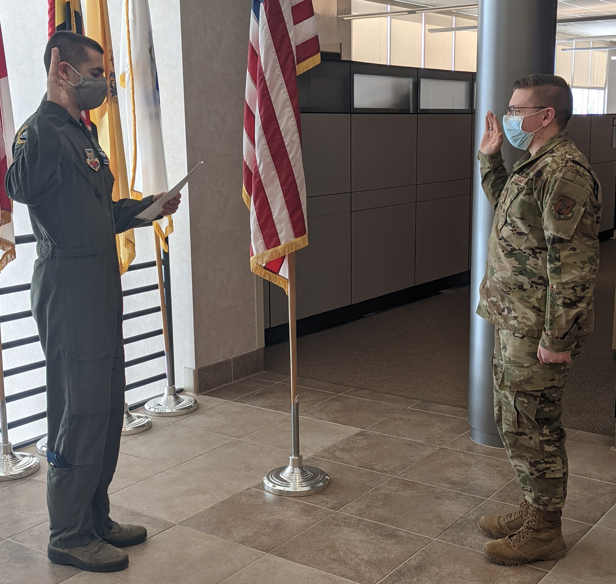 Kulesa reenlists in Air National Guard