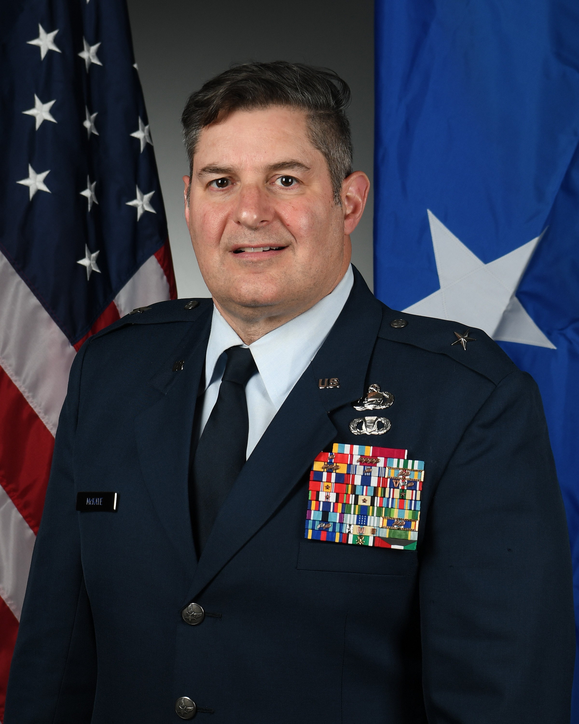 JOHN D. MCKAYE > Air Force > Biography Display