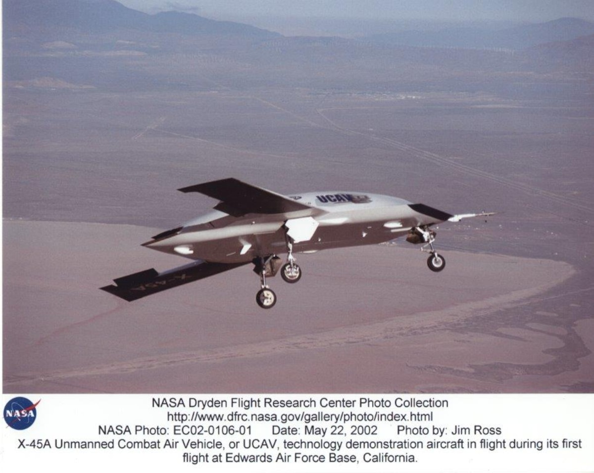 May 22, 2002: The X-45A Unmanned Combat Air Vehicle Made its First ...