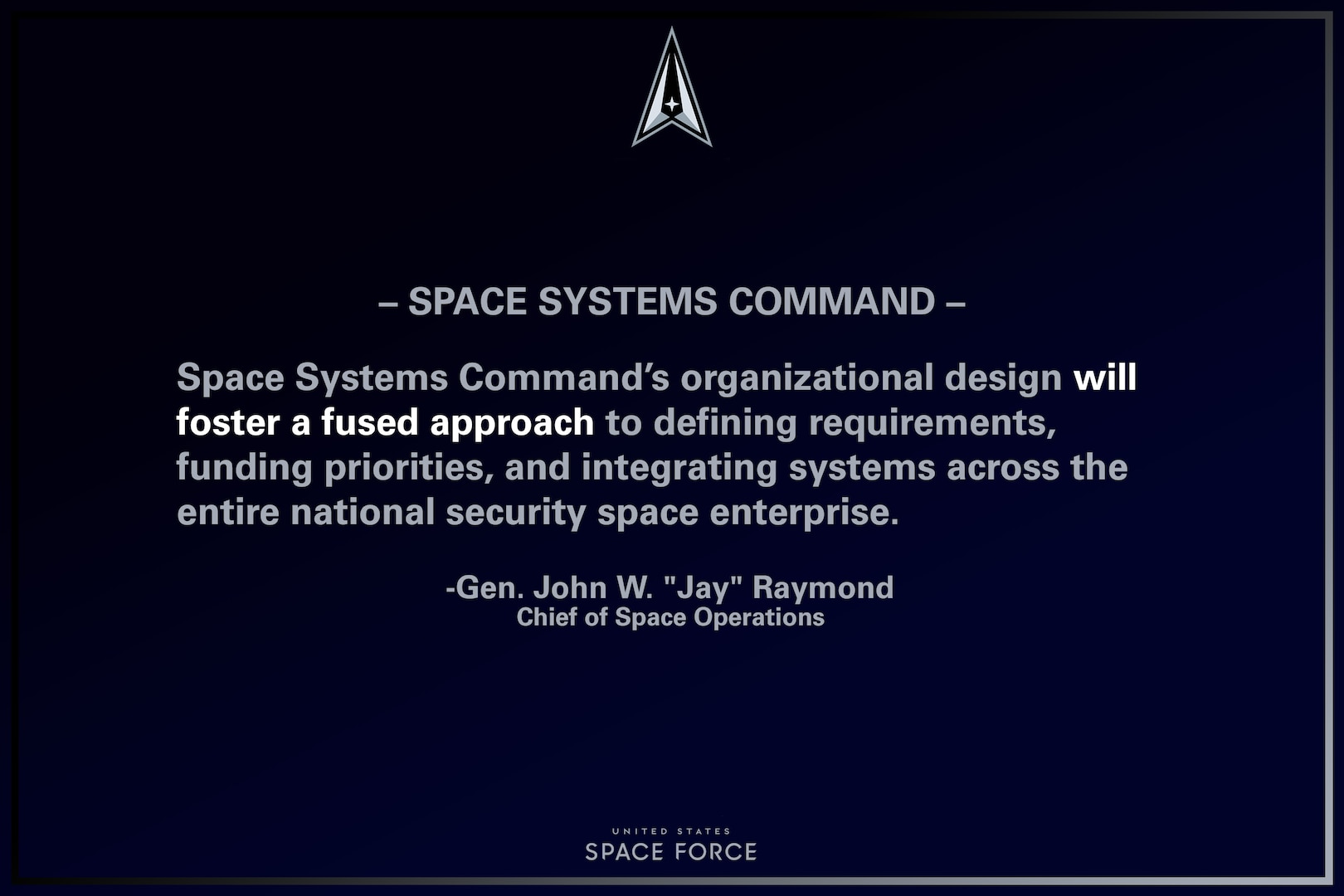 Space Systems Command geared to deliver swift, responsive space ...
