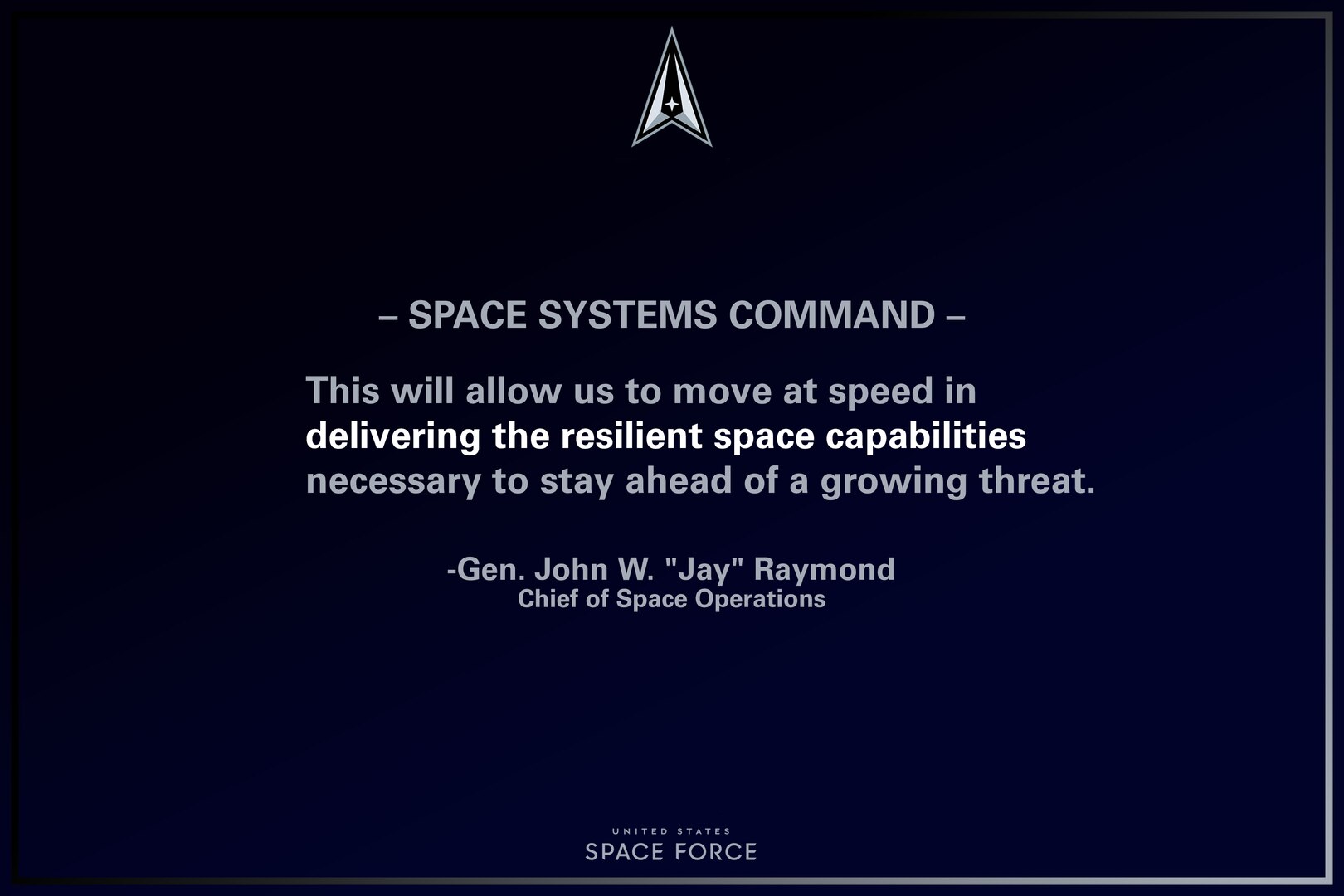 Space Systems Command geared to deliver swift, responsive space ...