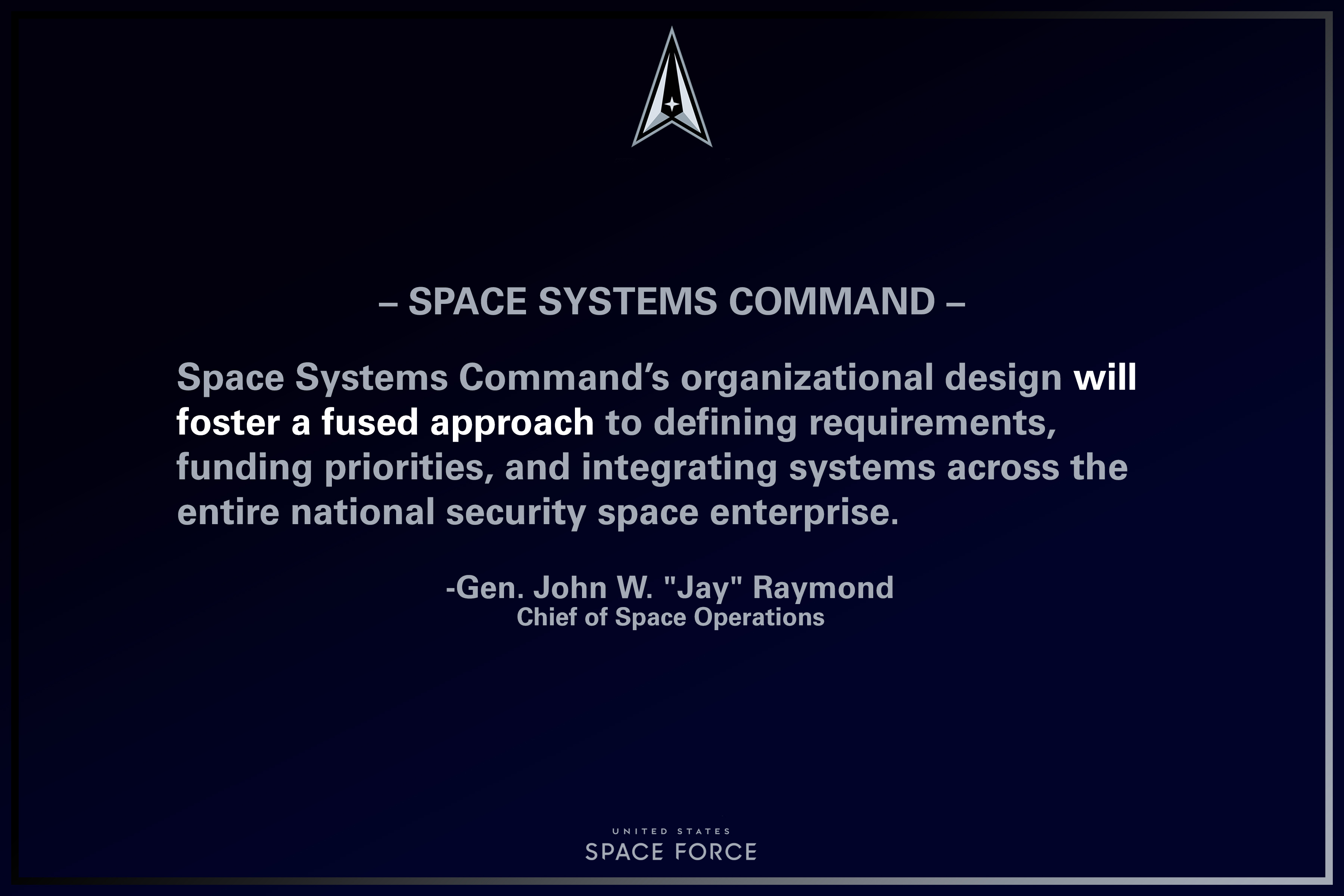 Space Systems Command geared to deliver swift, responsive space ...