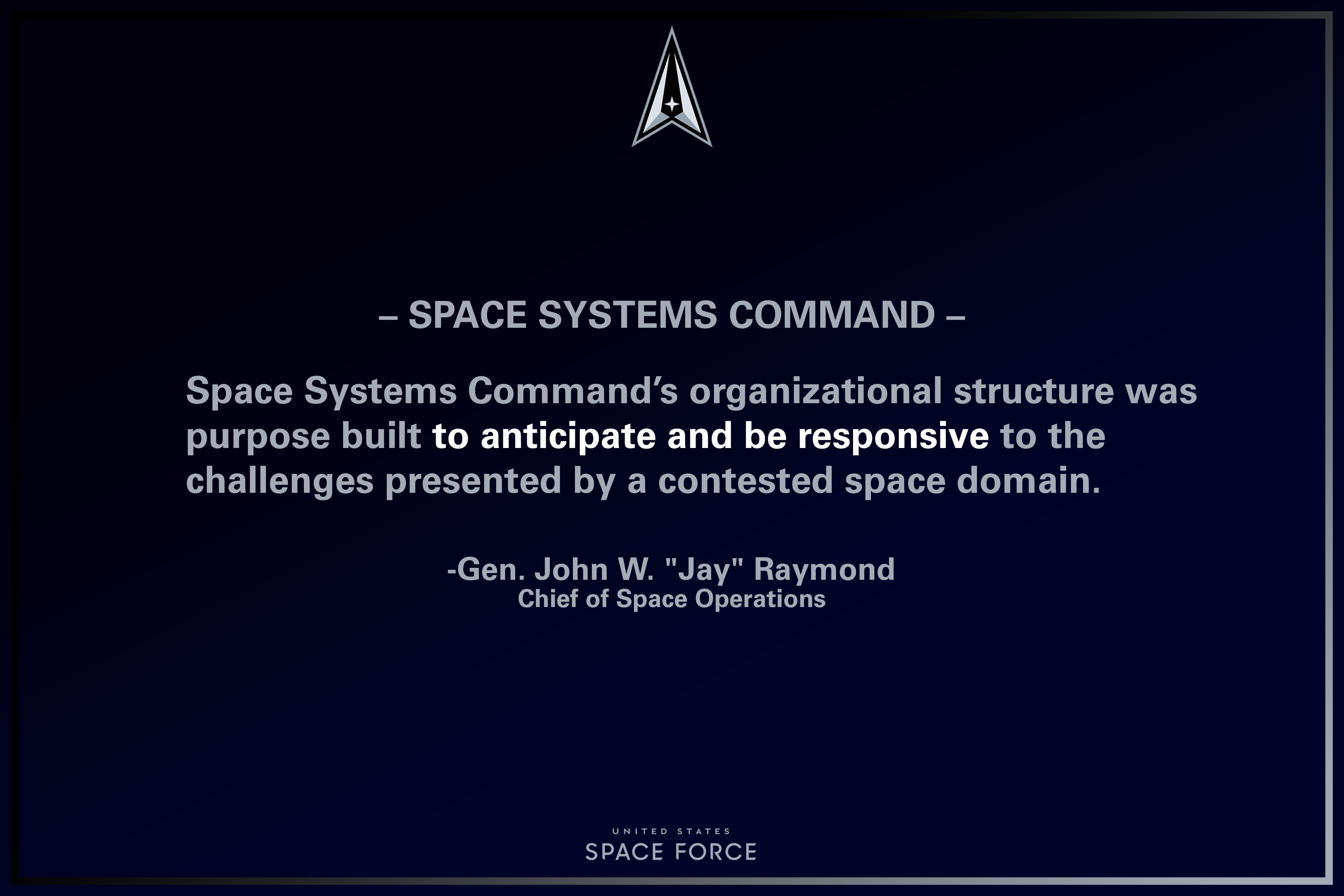 Space Systems Command geared to deliver swift, responsive space ...