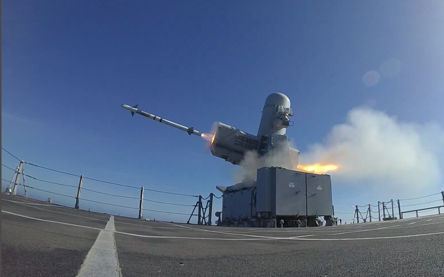 LCS Conducts Rolling Airframe Missile Shoot during Live-Fire Exercise ...