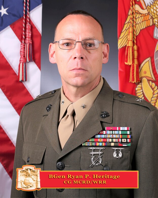 Brigadier General Ryan P. Heritage > Marine Corps Recruit Depot, San ...