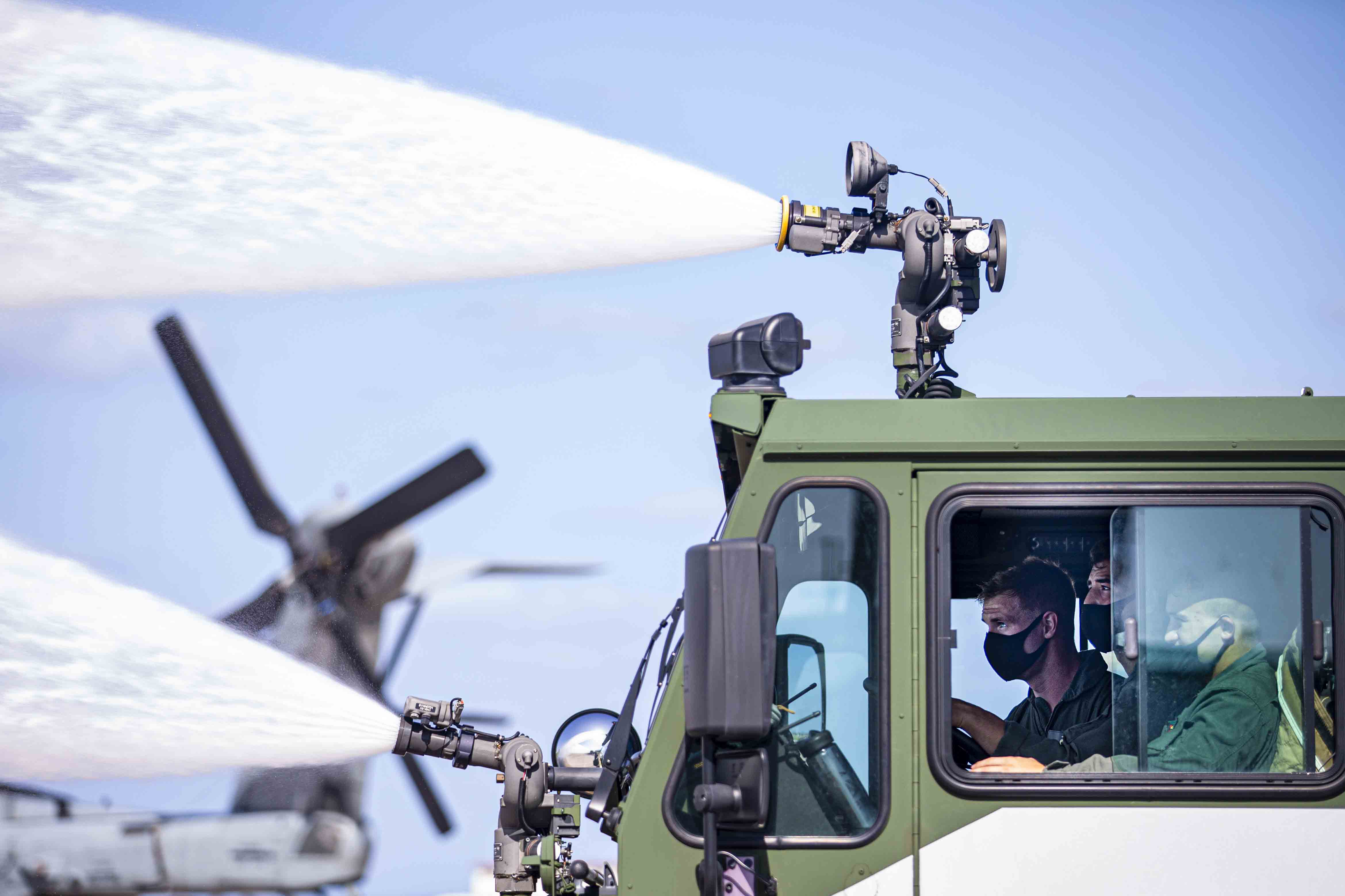 Spray Down | U.S. Department of War