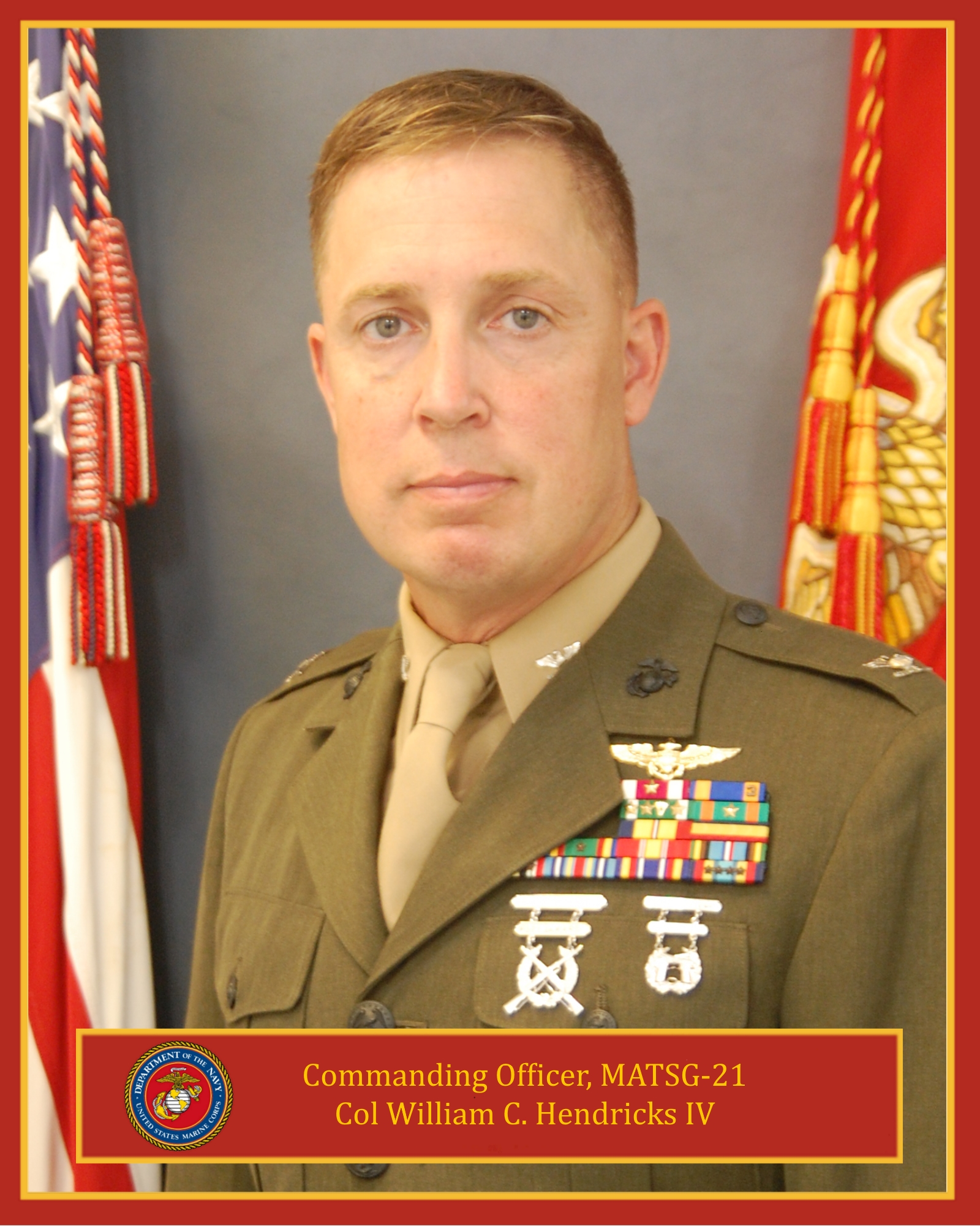 Colonel William C. Hendricks IV > Training Command > Biography