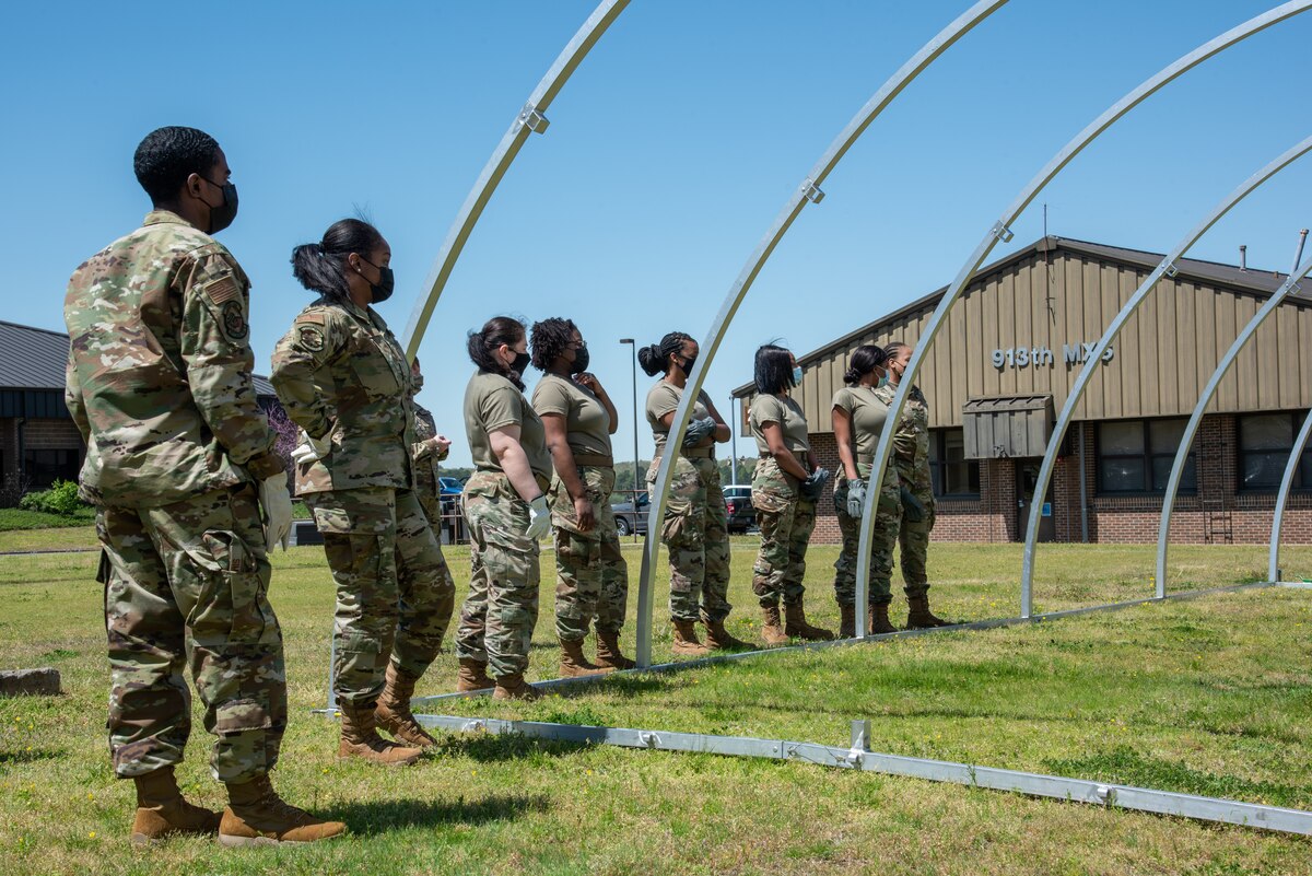 In tents: Intense deployment readiness training > Nellis Air Force Base ...