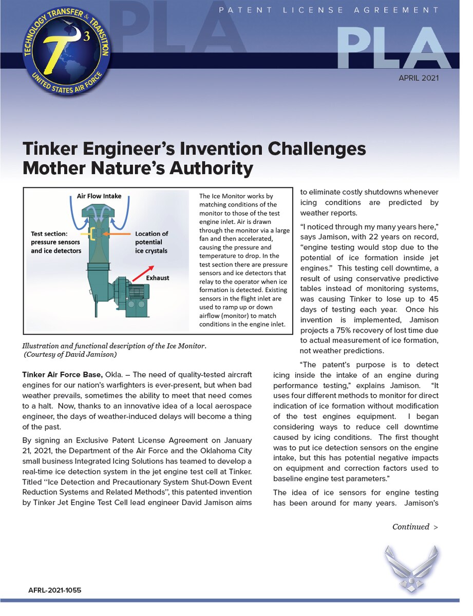 Tinker Engineer’s Invention Challenges Mother Nature’s Authority ...