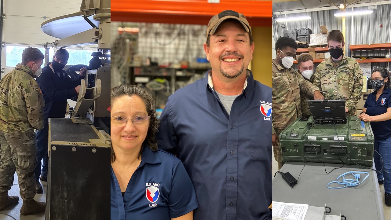 Husband, wife Logistics Assistance Representatives serve Soldiers in ...