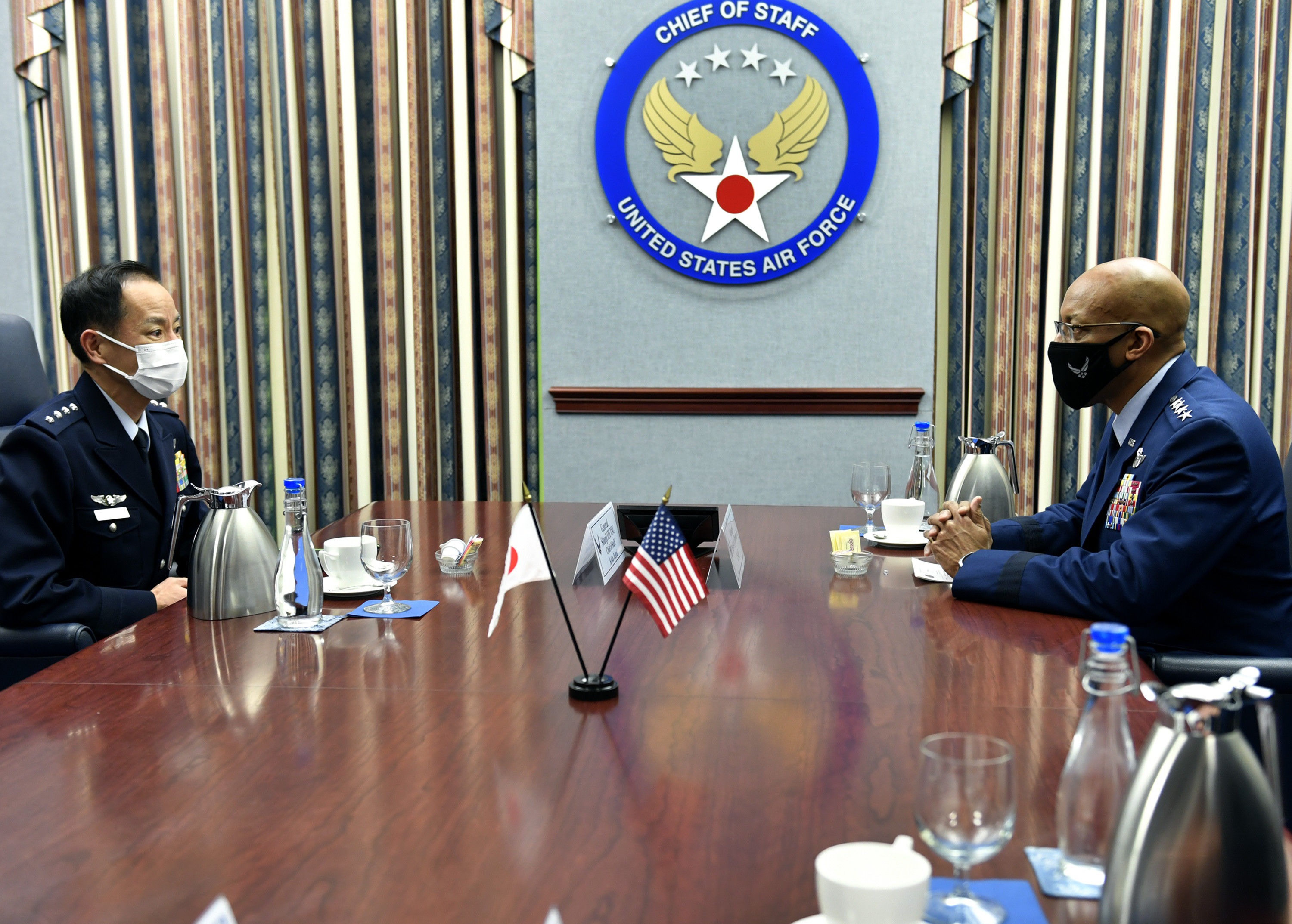 CSAF, CSO hold meetings with JASDF chief