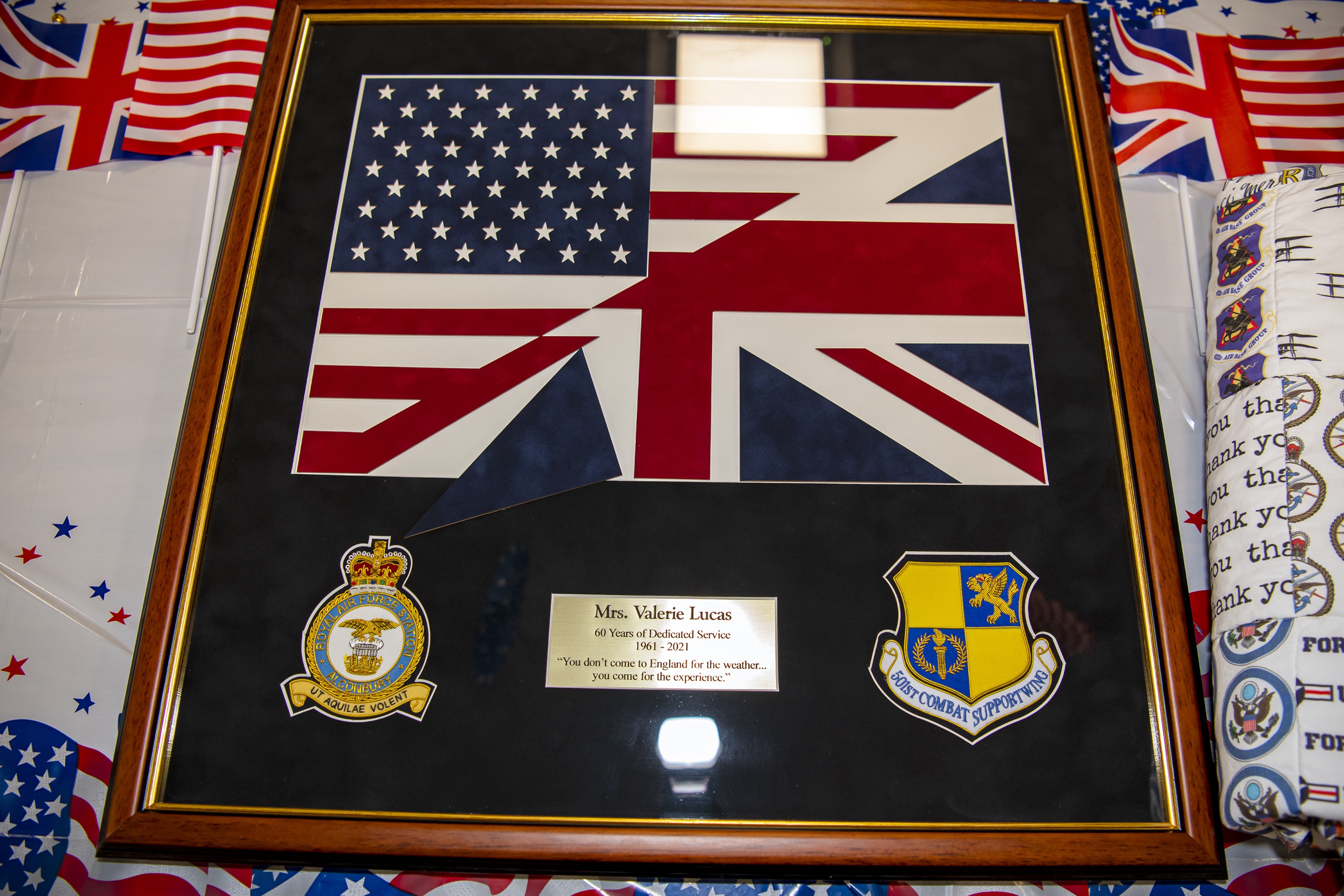 501st Combat Support Wing celebrates British liaison 60 years of ...