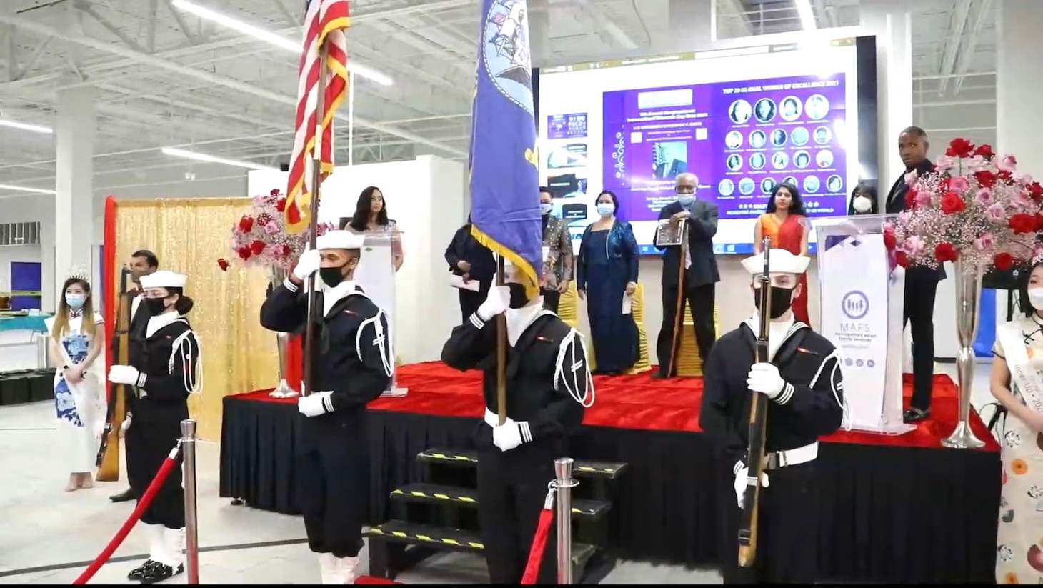 TSC Great Lakes Student Color Guard Performs at International Women’s ...