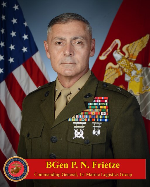 Brigadier General Phillip N. Frietze > 1st Marine Logistics Group > Leaders