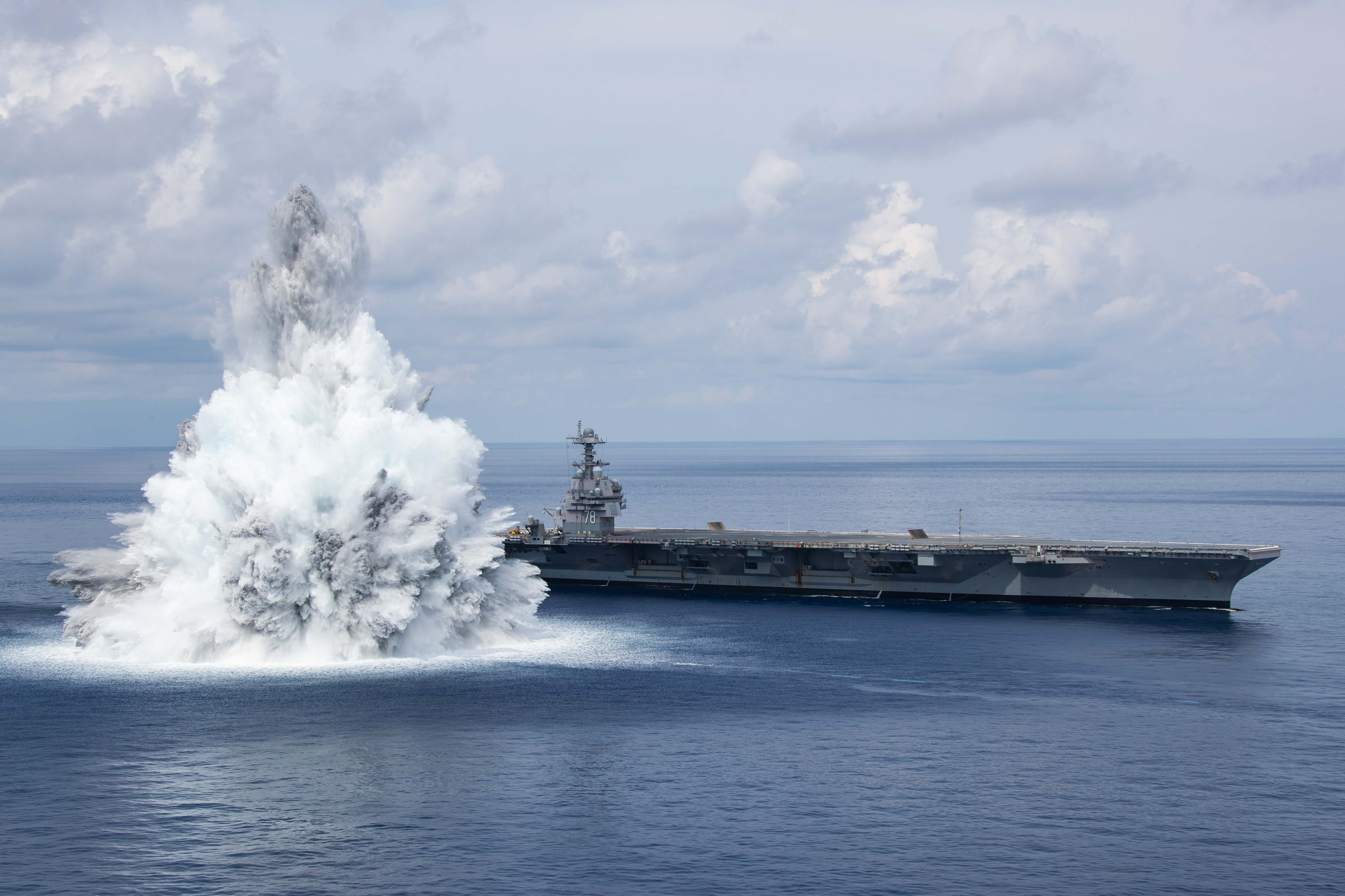 USS Gerald R. Ford Conducts Final Explosive Event, Completing Full Ship ...