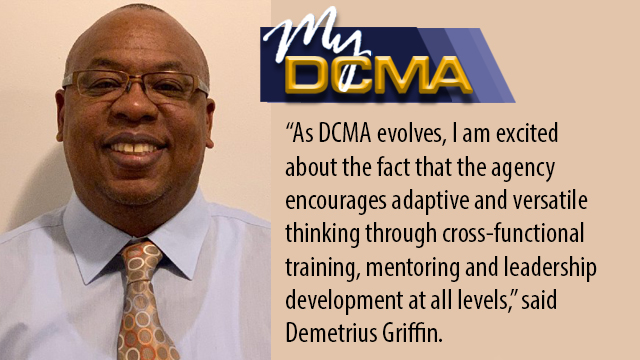My DCMA: Demetrius Griffin, administrative contracting officer