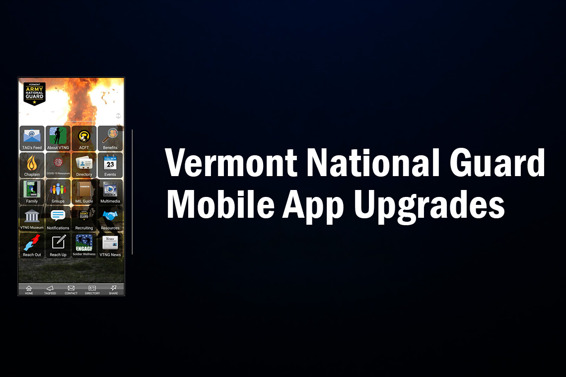 Vermont Guard mobile app enhanced with additional features > Vermont ...