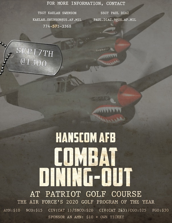 Combat Dining Out planned > Hanscom Air Force Base > Article Display